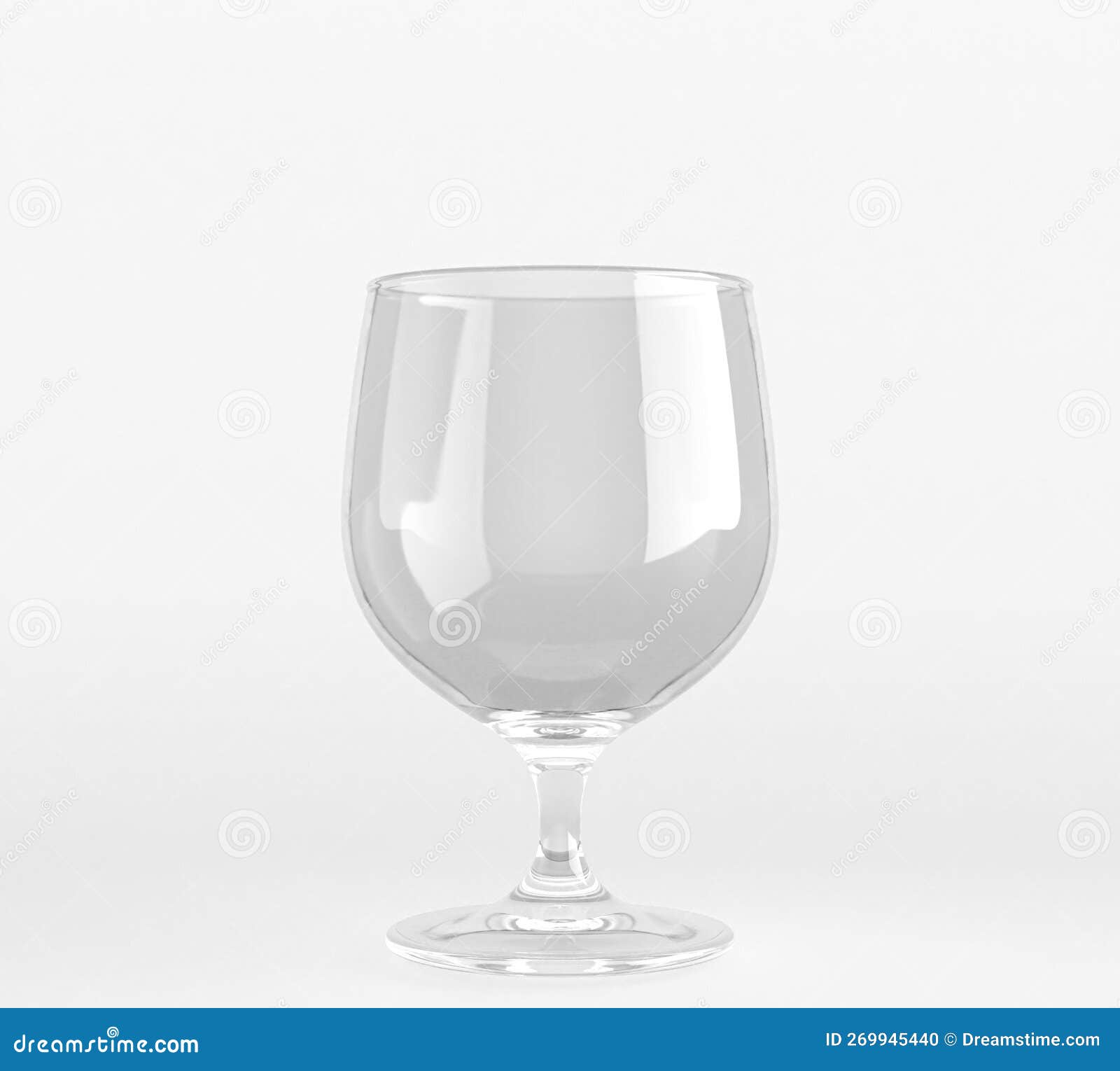 Empty Snifter Glass Icon On White Background. Simple, Line, Silhouette ...