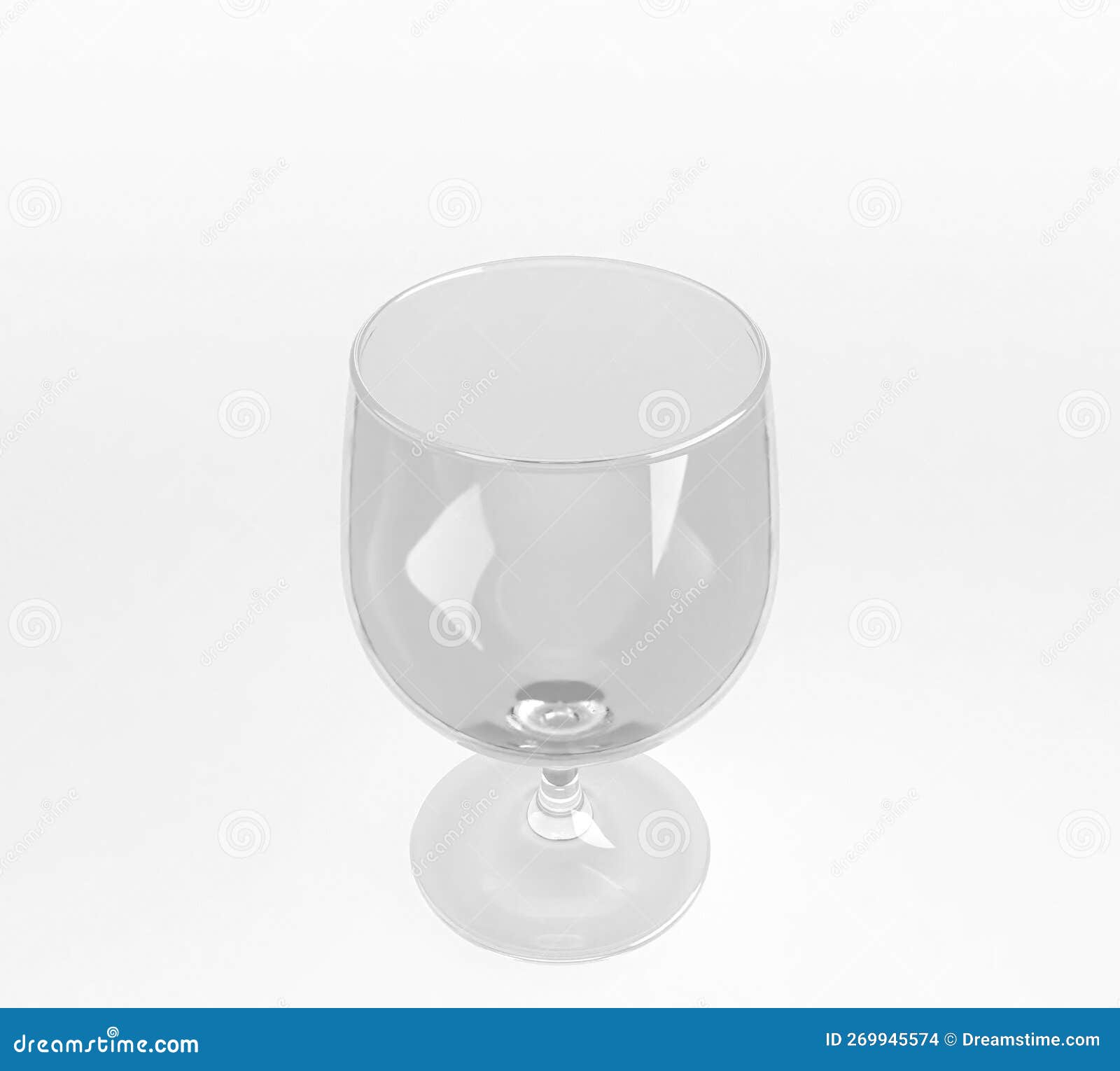 Empty Snifter Glass Icon On White Background. Simple, Line, Silhouette ...