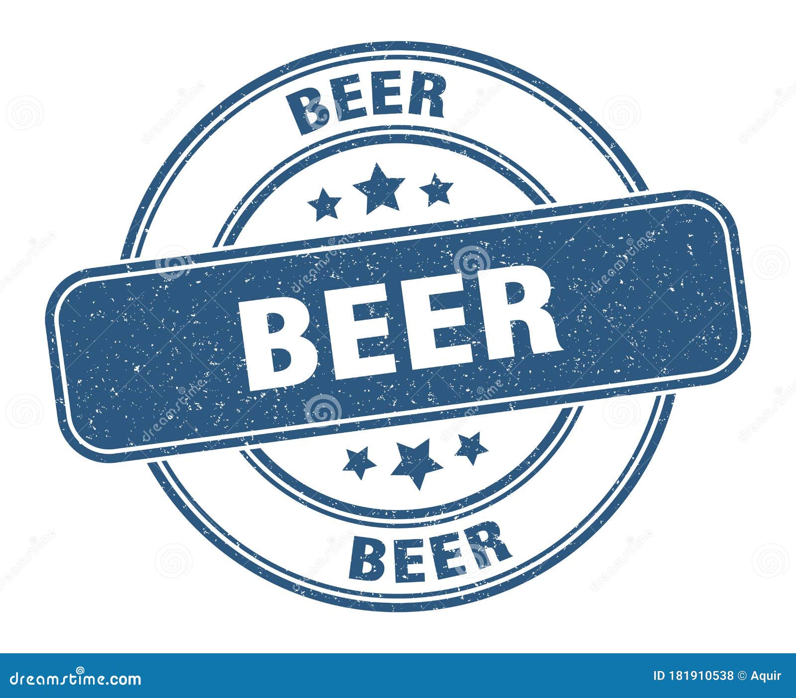 Beer Stamp. Beer Round Grunge Sign Stock Vector - Illustration of ...