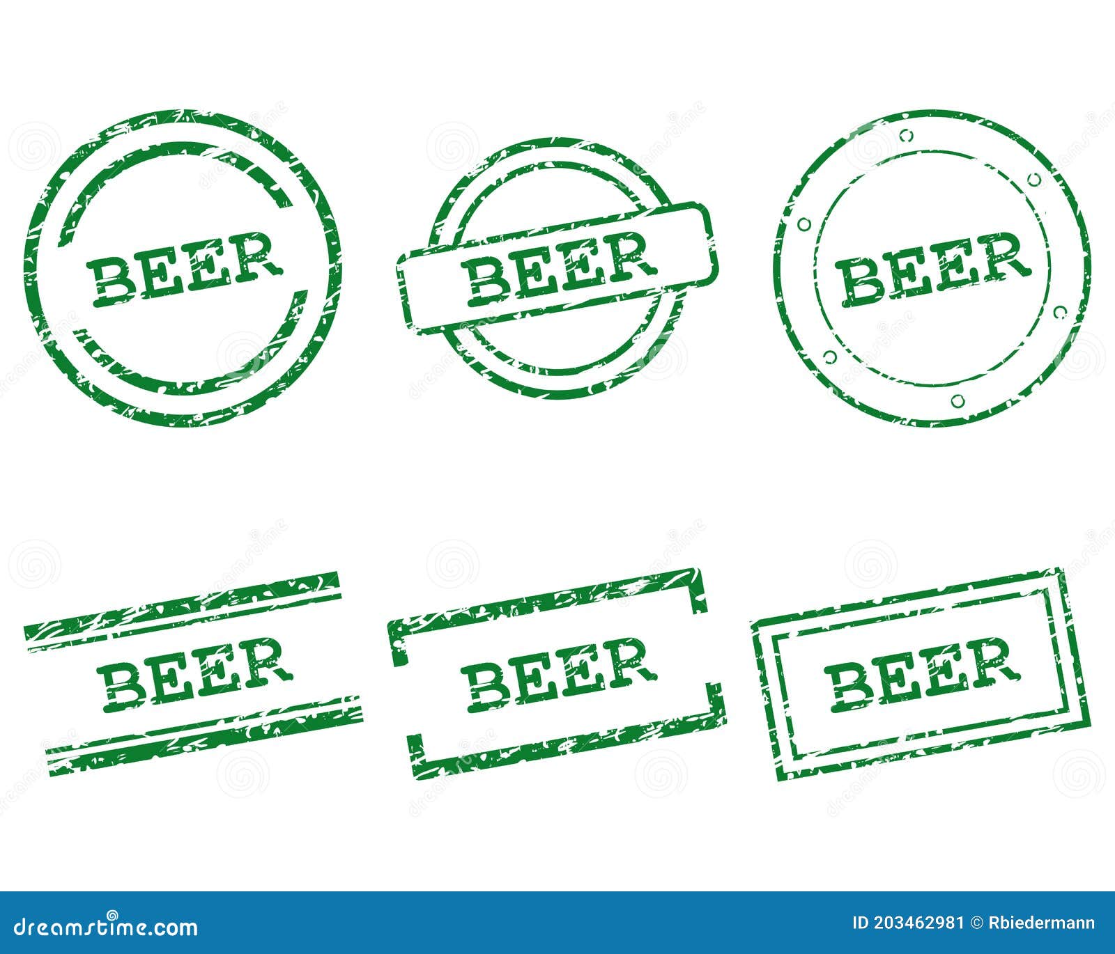 Beer stamps stock vector. Illustration of sign, seal - 203462981