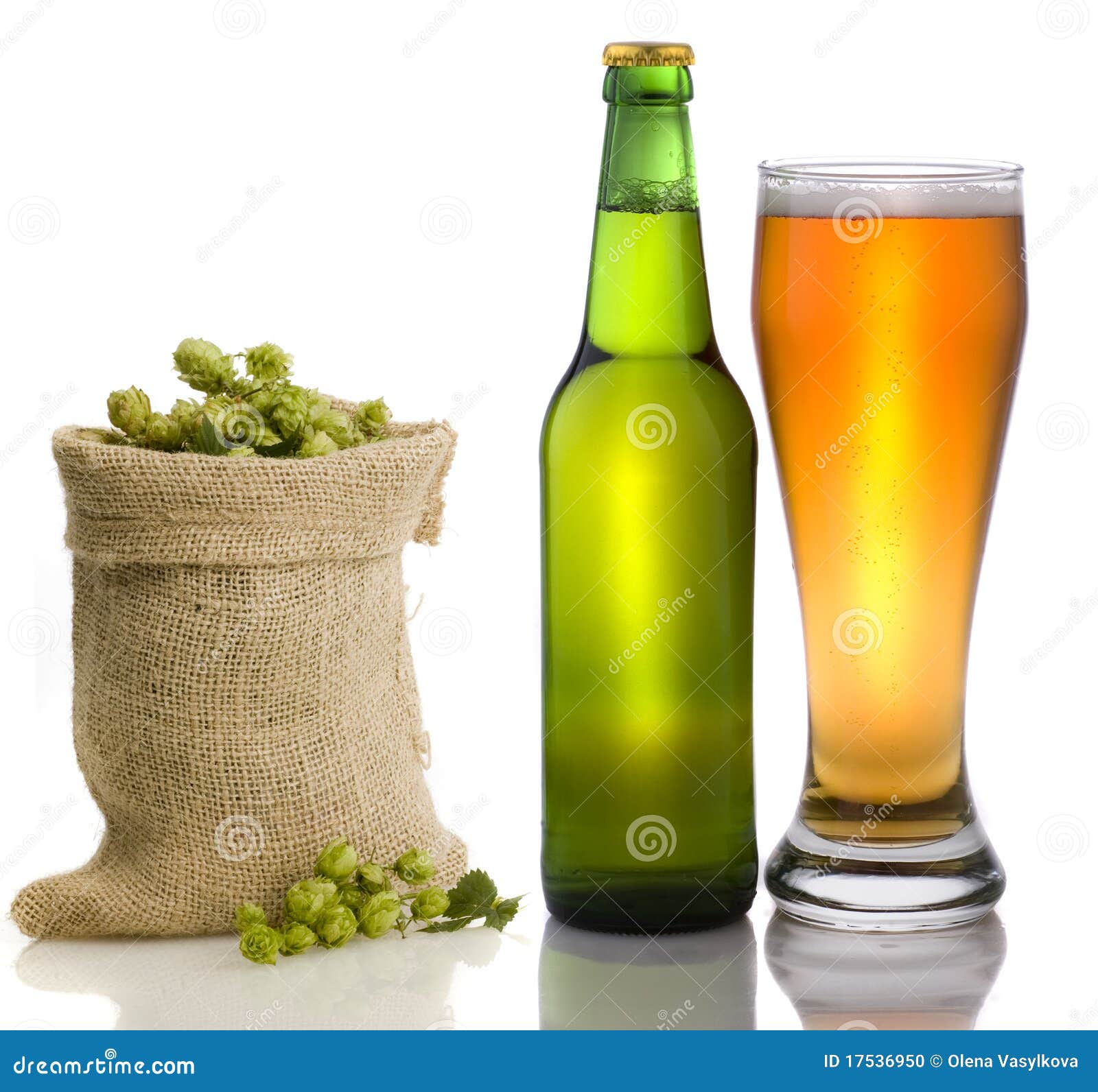 Beer still life stock photo. Image of gold, sack, dishware - 17536950