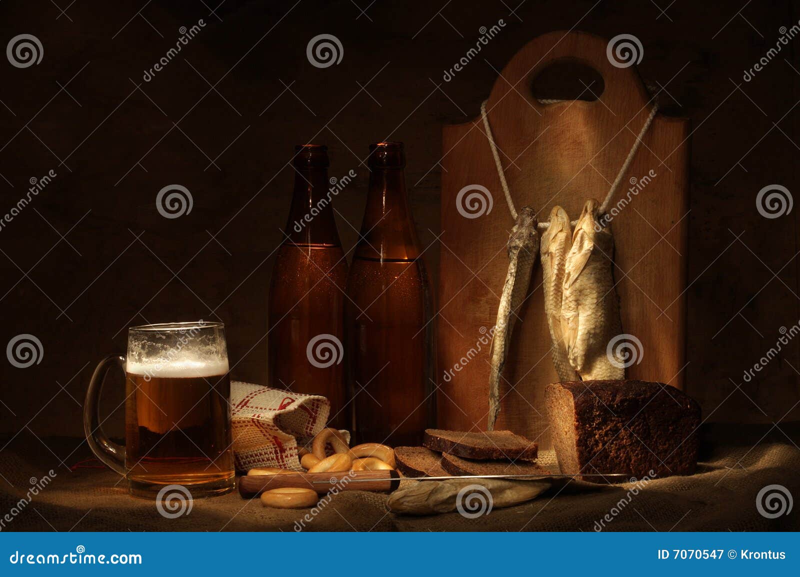 Beer still life stock image. Image of food, light, beer - 7070547