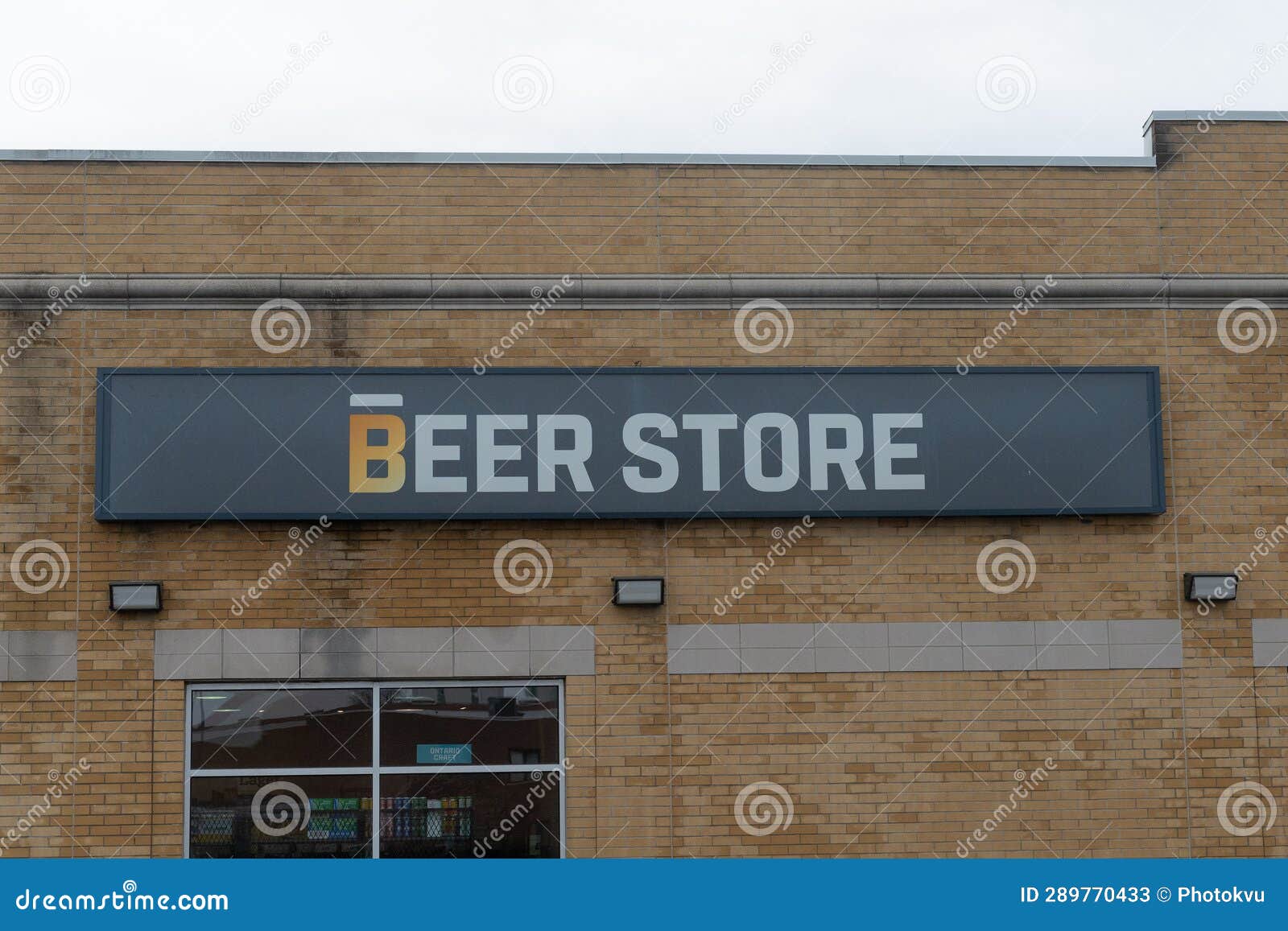 Beer store sign in Toronto editorial stock photo. Image of ontario ...