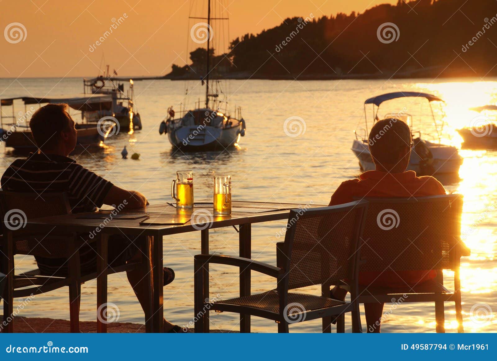 Beer at sunset editorial stock image. Image of refreshment - 49587794