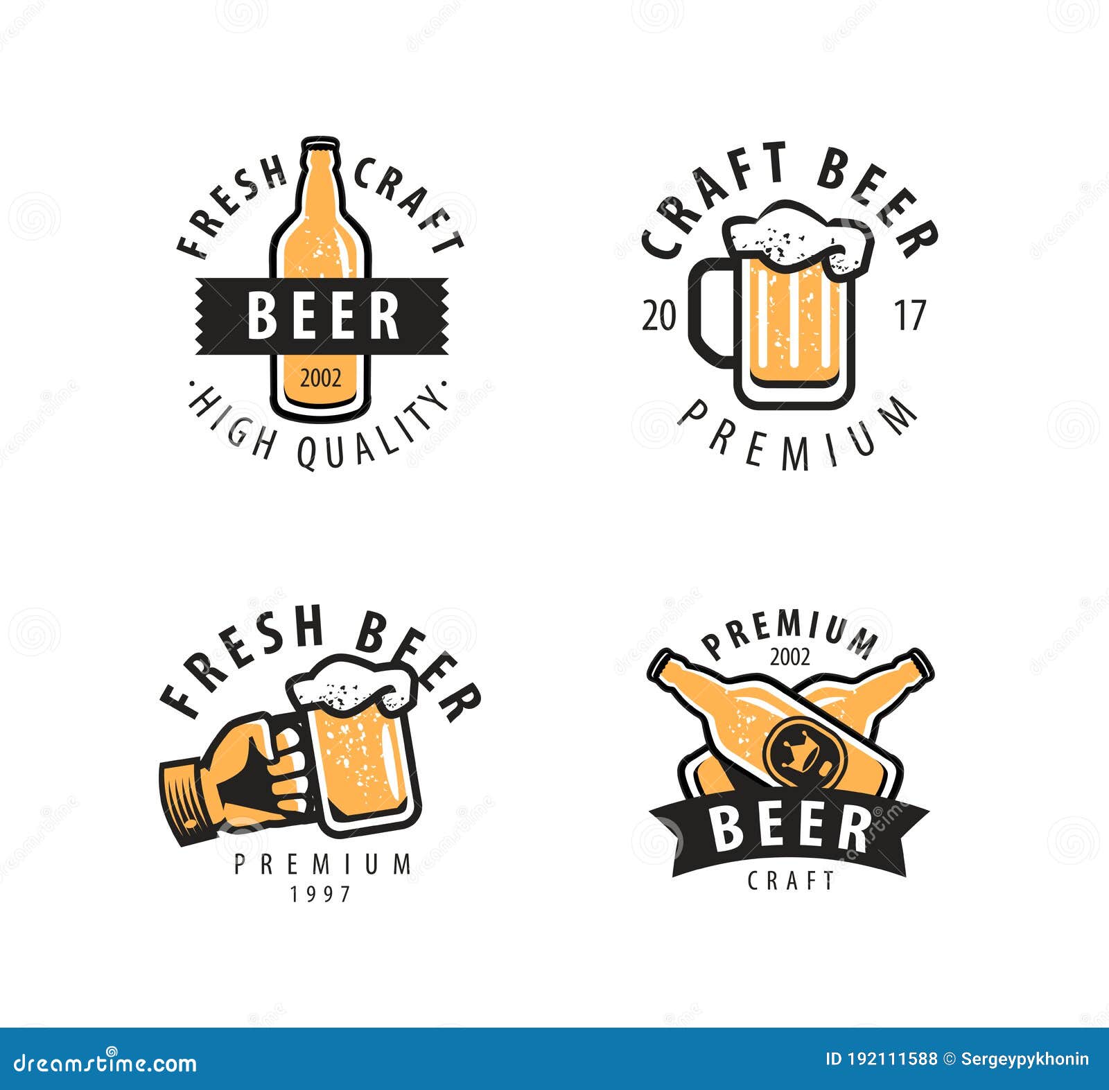 Beer Symbol or Label. Pub, Restaurant, Drink Concept Stock Vector ...