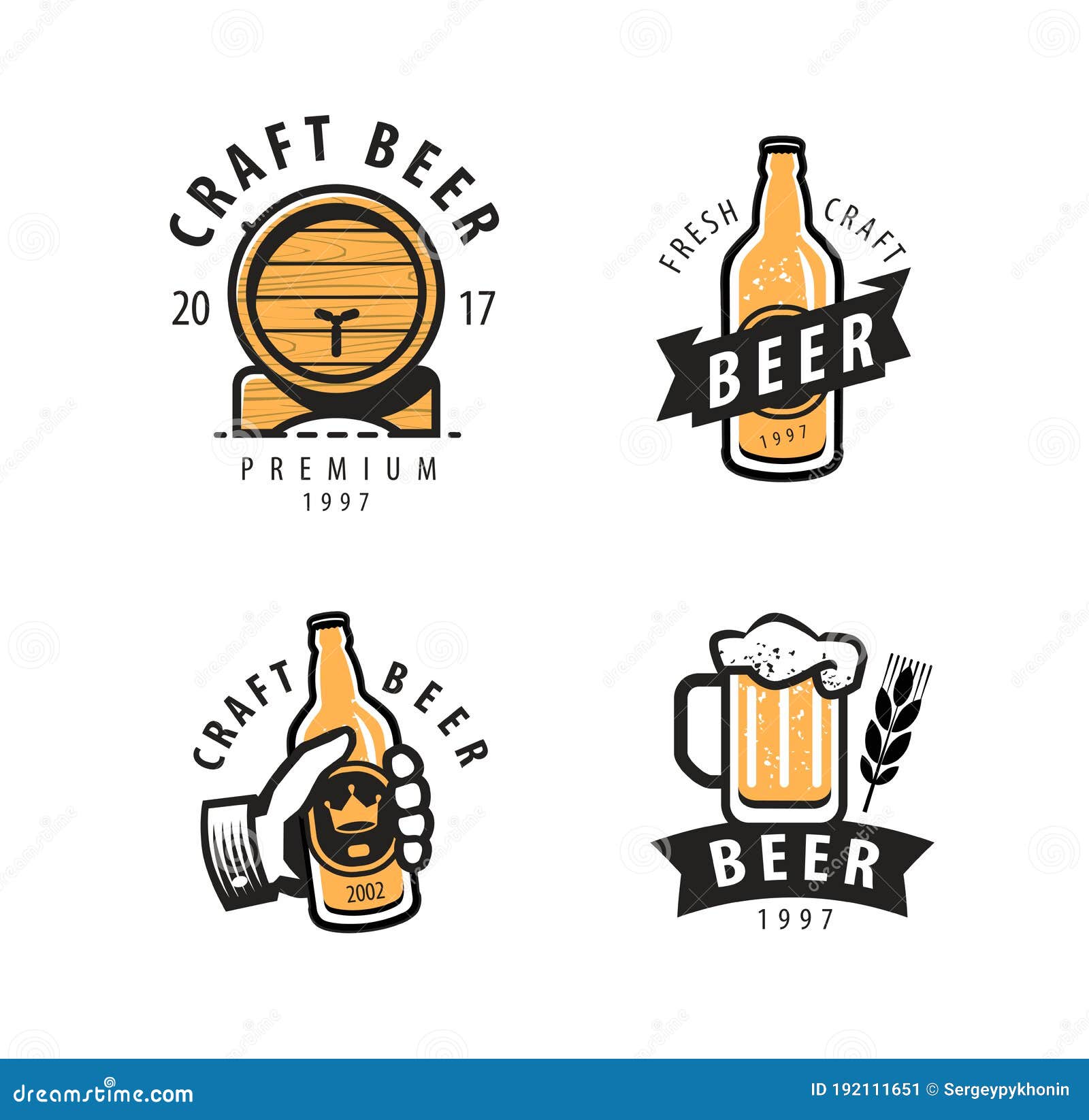 Beer Symbol or Logo. Pub, Restaurant, Drink Concept Stock Vector ...