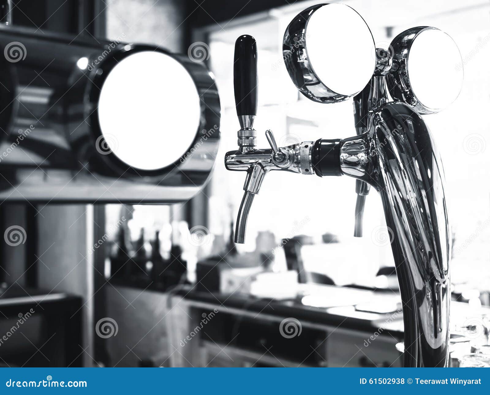 Beer Tab Mock Up Pub Bar Counter Background Stock Photo - Image of ...