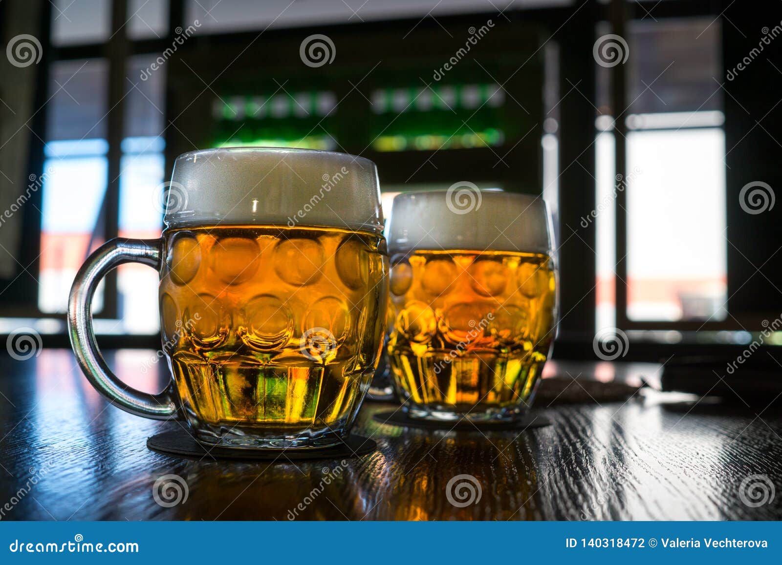 Beer on the Table. Slovakia Stock Photo - Image of closeup, indoors ...