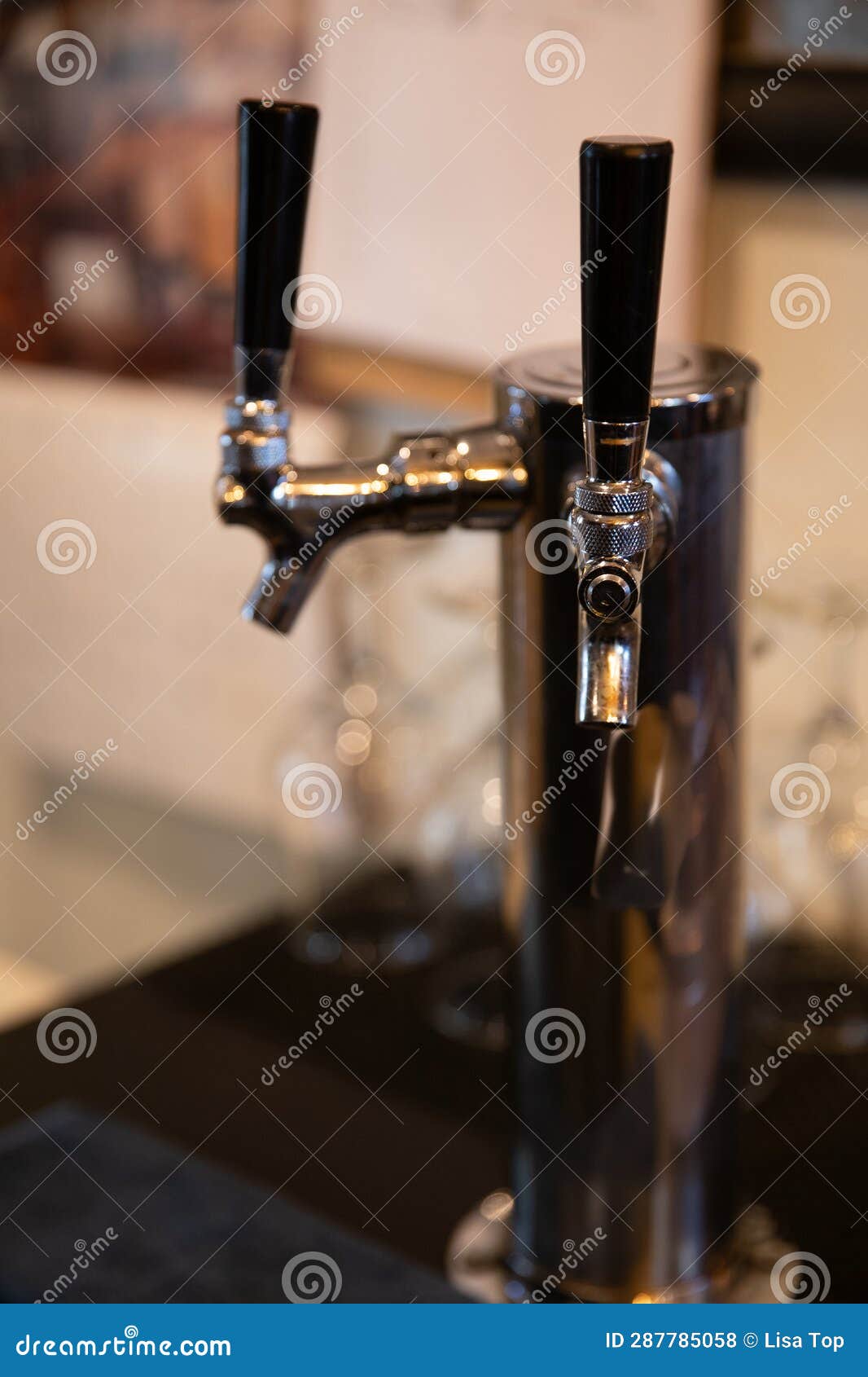 Beer tap at a brewery stock photo. Image of craft, faucet - 287785058