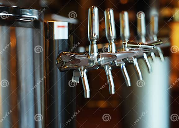 Beer tap display ai stock illustration. Illustration of furniture ...