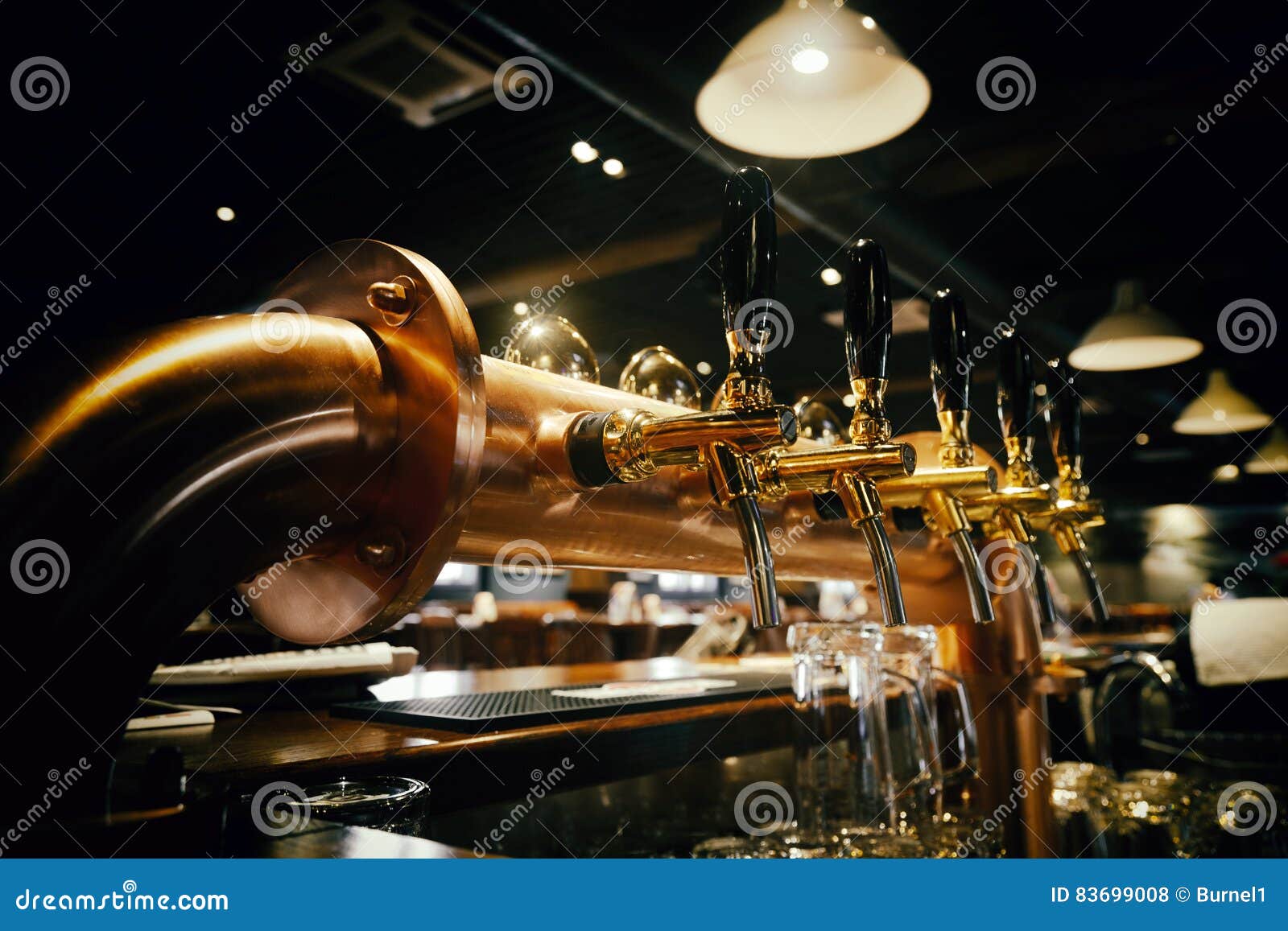 Beer tap stock photo. Image of alcohol, club, restaurant - 83699008