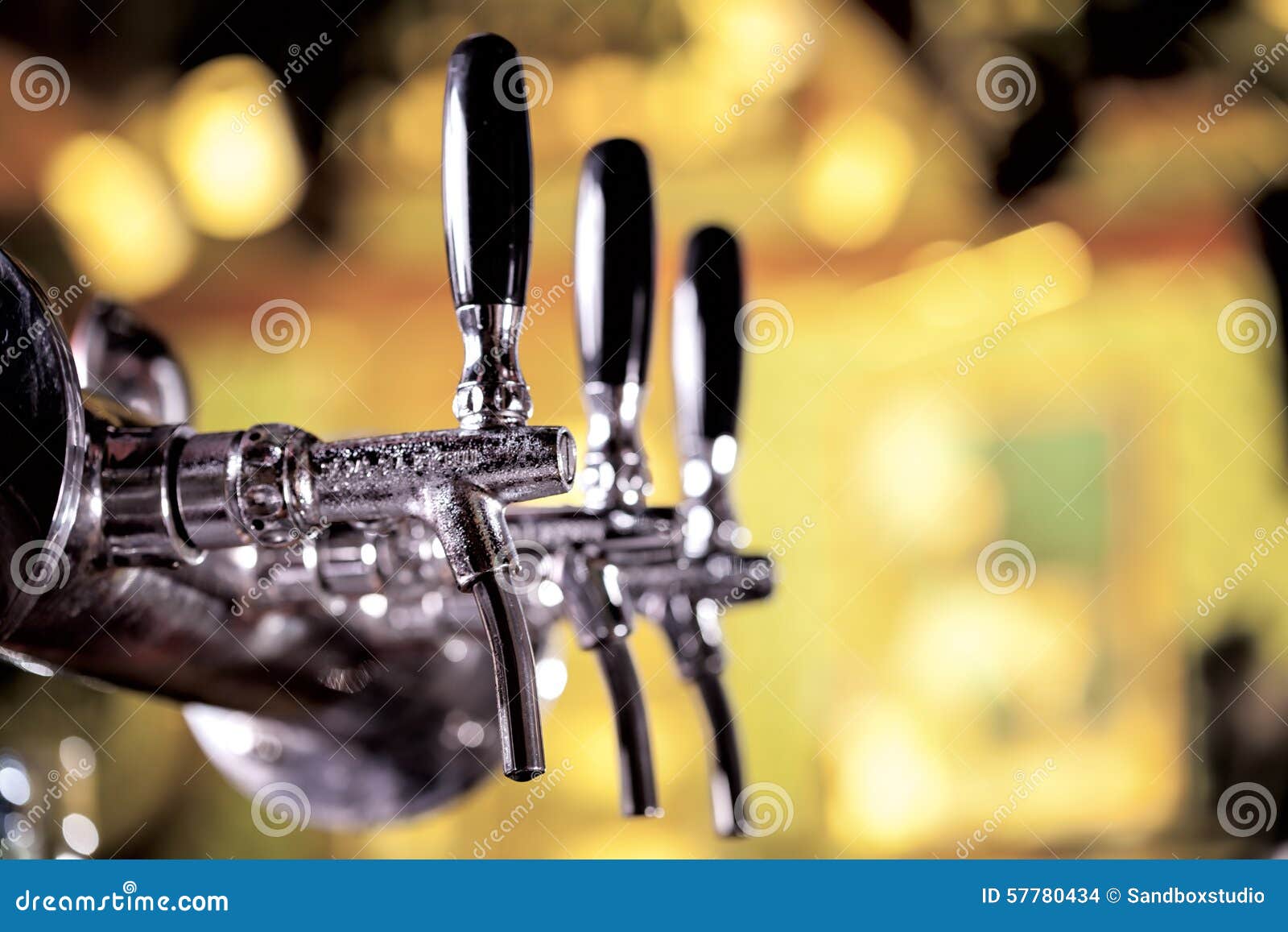 Beer tap stock photo. Image of shallow, equipment, faucet - 57780434