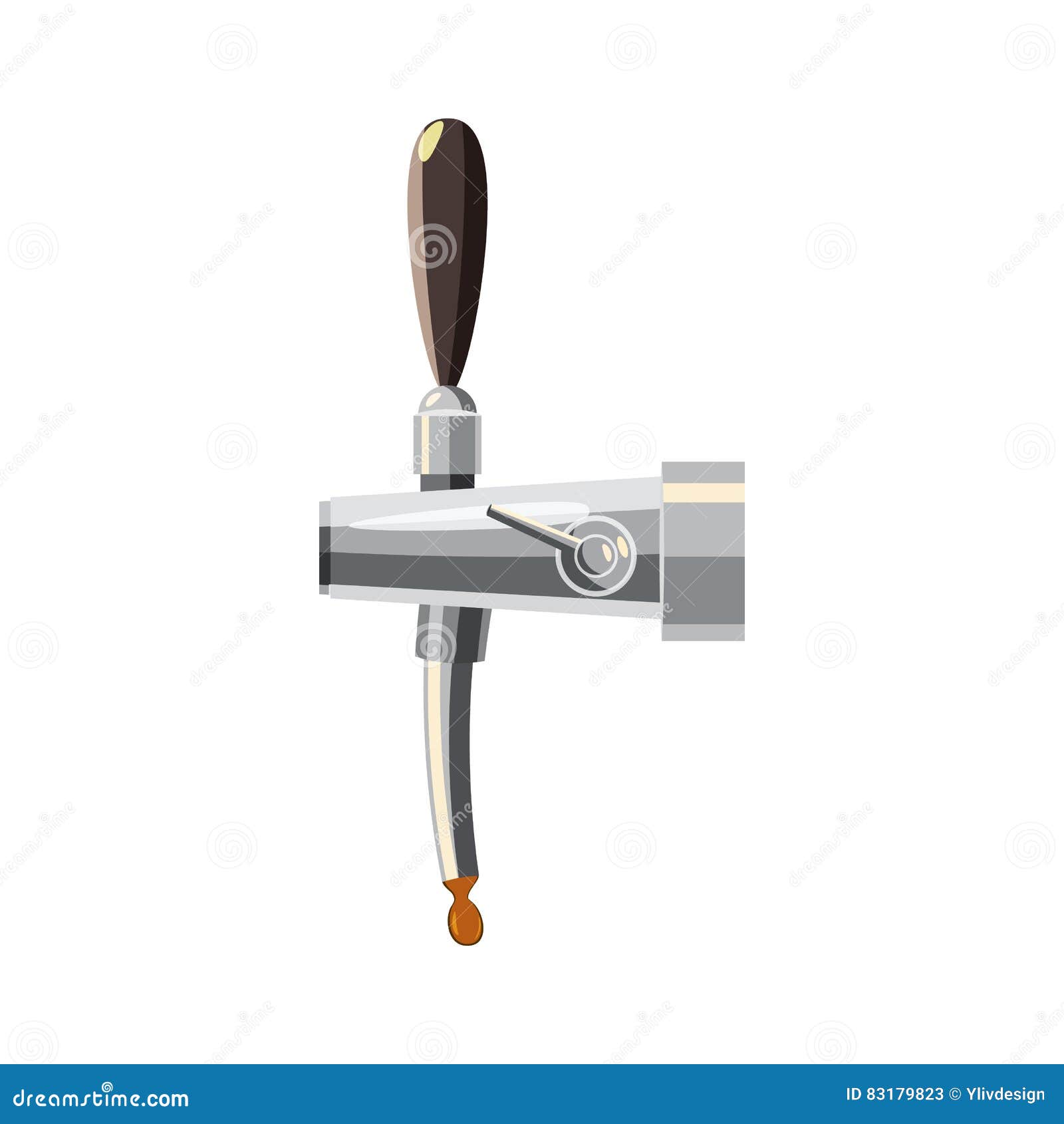 Beer Tap Icon, Cartoon Style Stock Vector - Illustration of classic ...