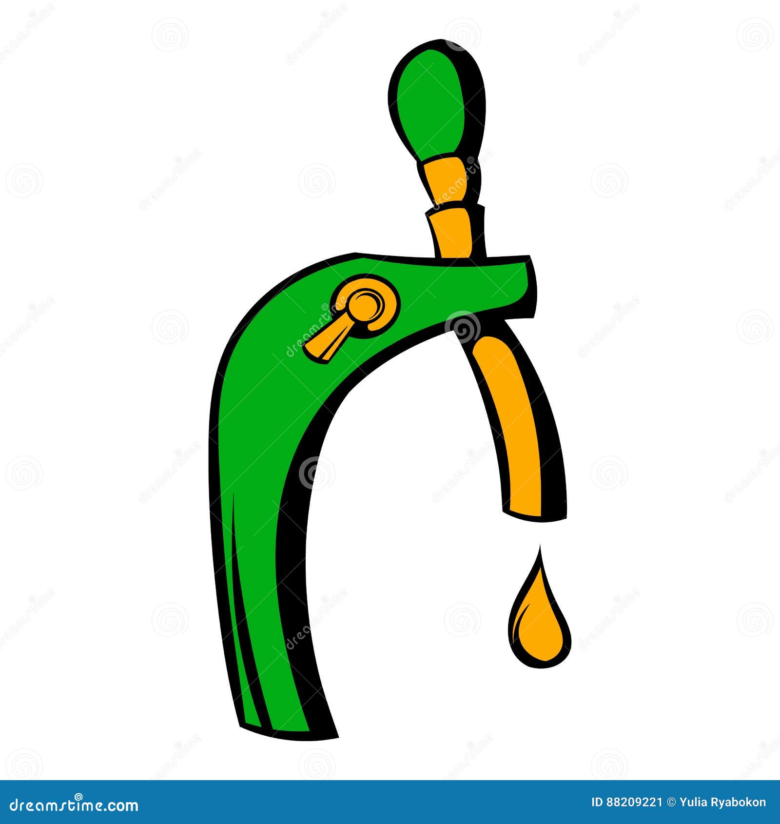 Beer Tap Icon, Icon Cartoon Stock Vector - Illustration of cartoon ...