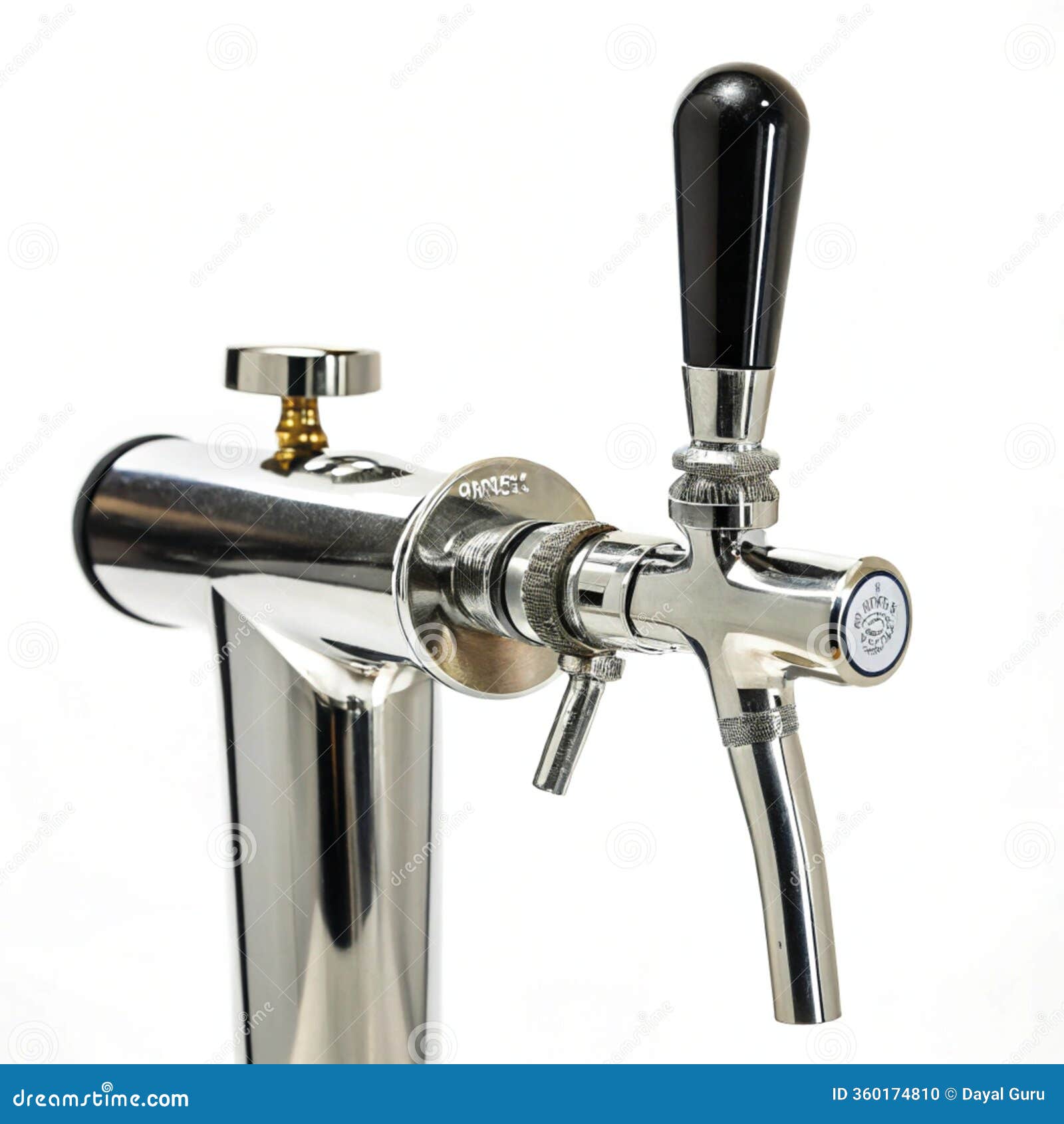 Beer Tap Isolated on Transparent Background Stock Illustration ...