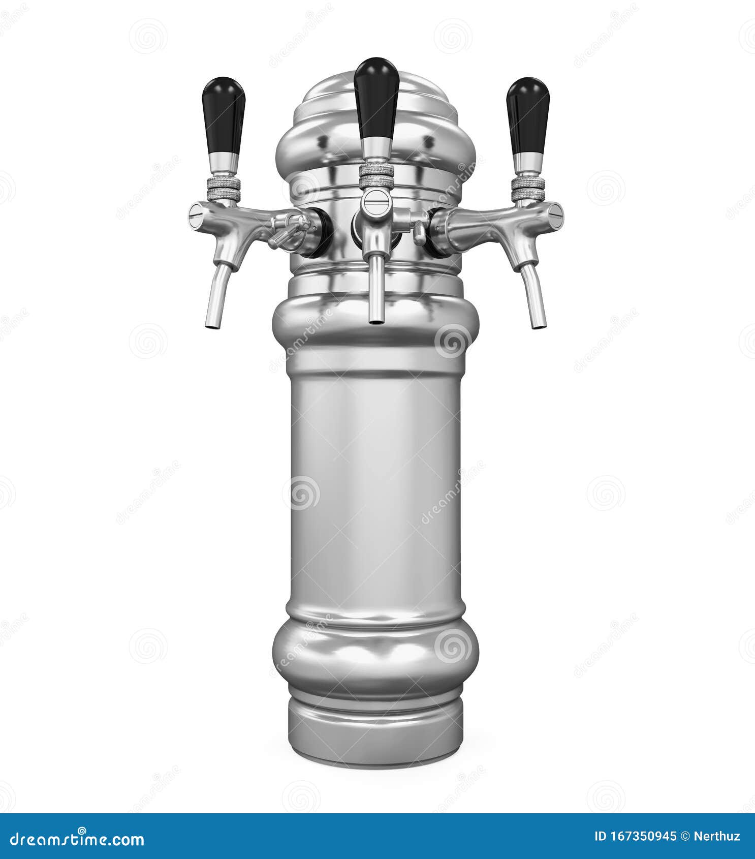 Beer Tap Isolated stock illustration. Illustration of alcoholic - 167350945