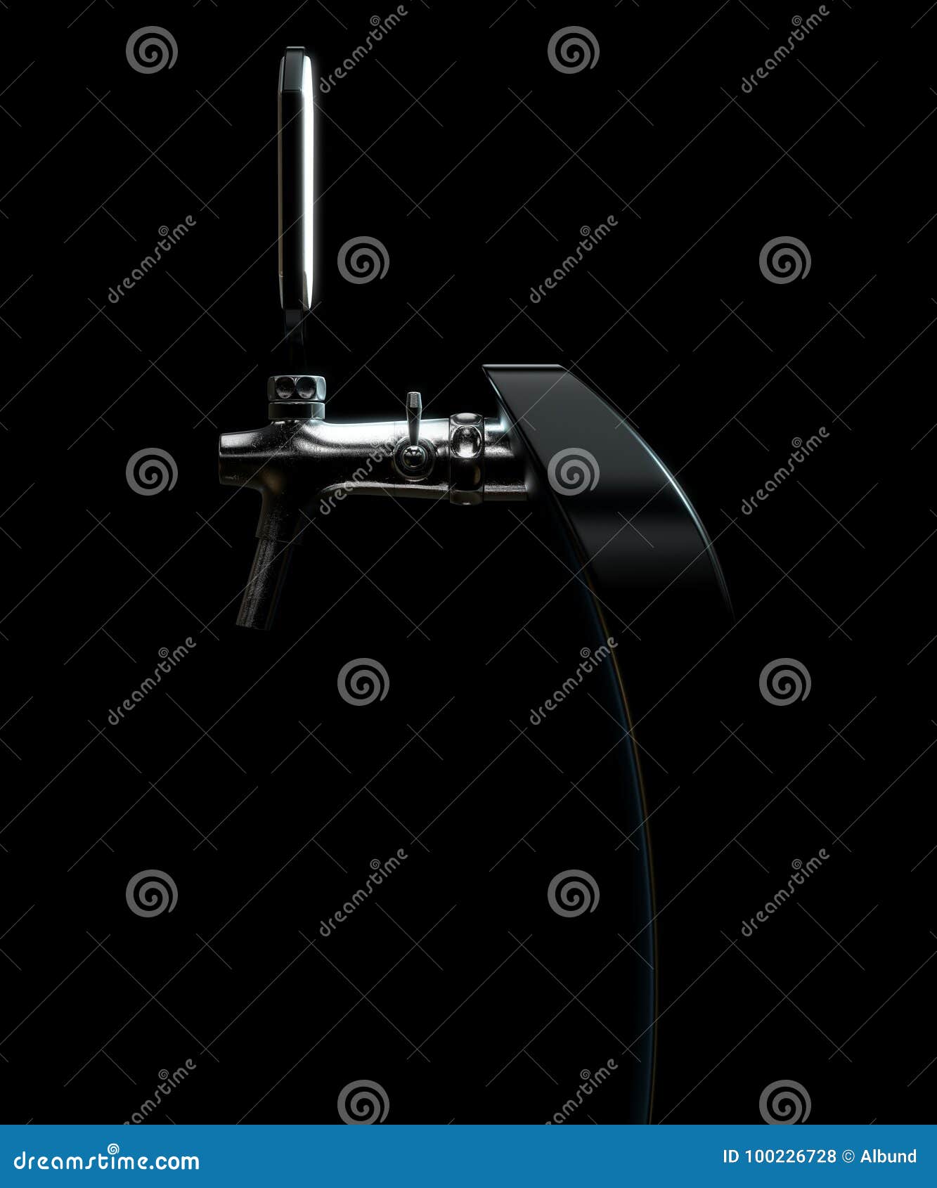 Beer Tap stock illustration. Illustration of lager, moody - 100226728