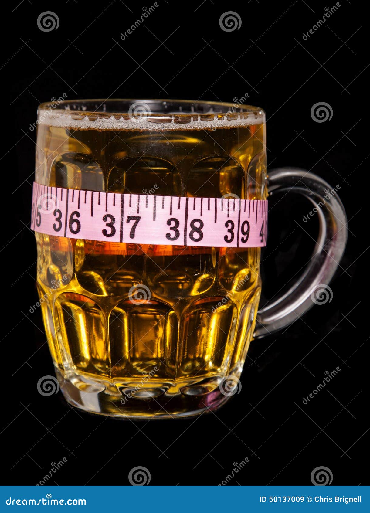 Beer with tape measure stock image. Image of cider, alchocol - 50137009