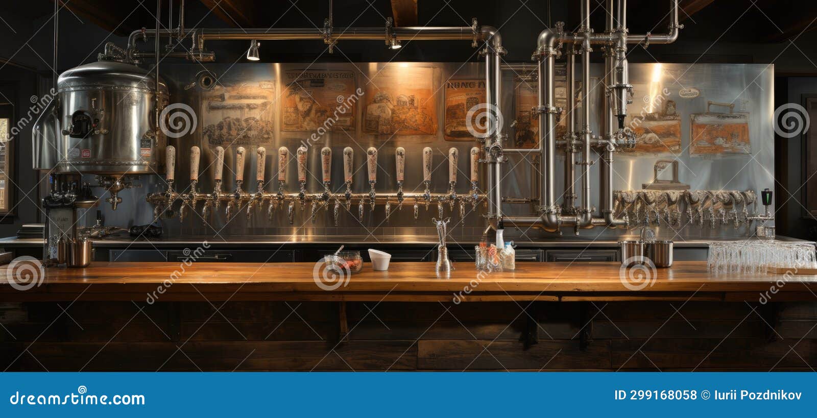 Beer Taps in the Bar: Modern Equipment for the Perfect Serving of the ...