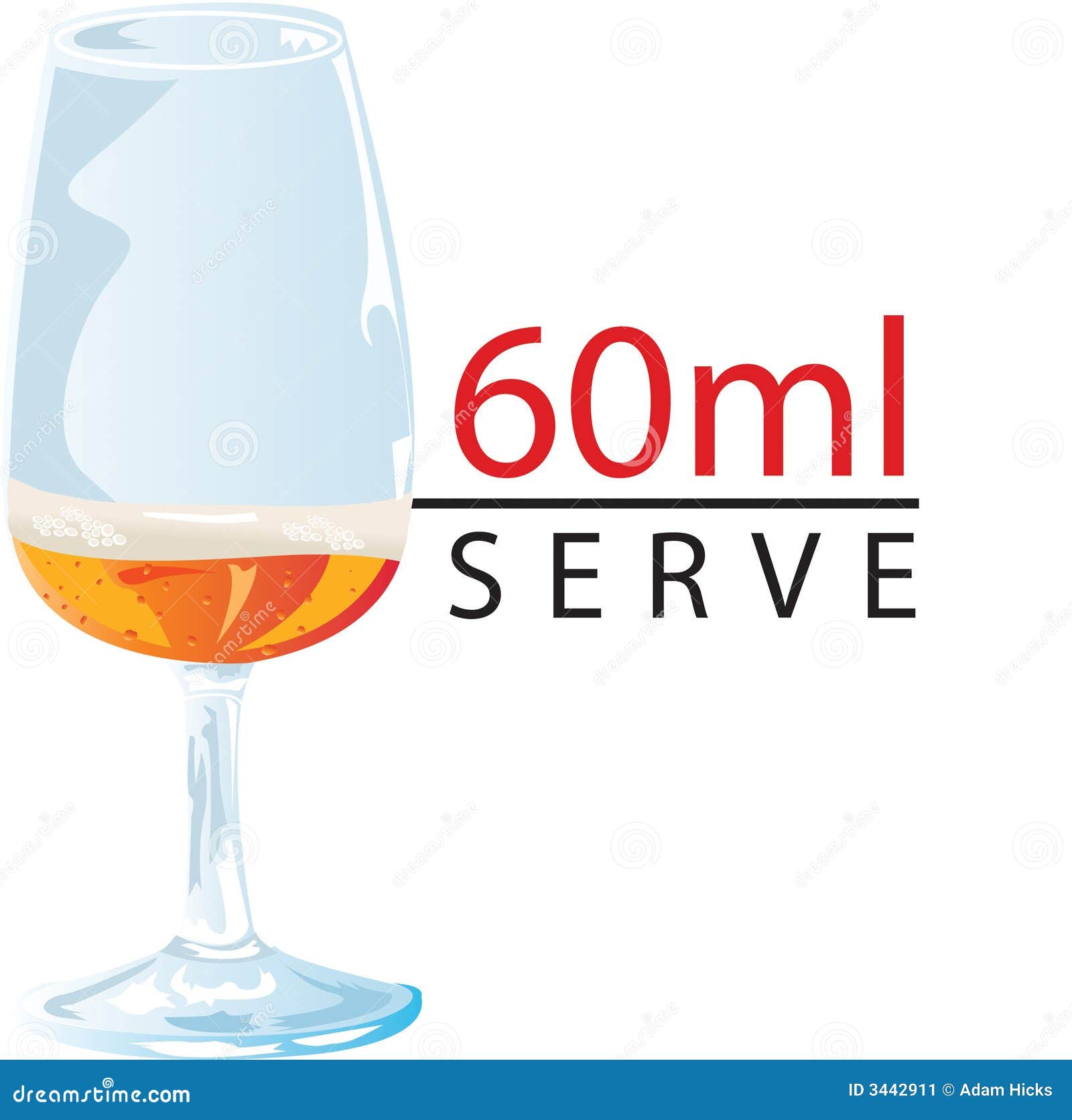 Beer Tasting 60ML stock vector. Illustration of close - 3442911