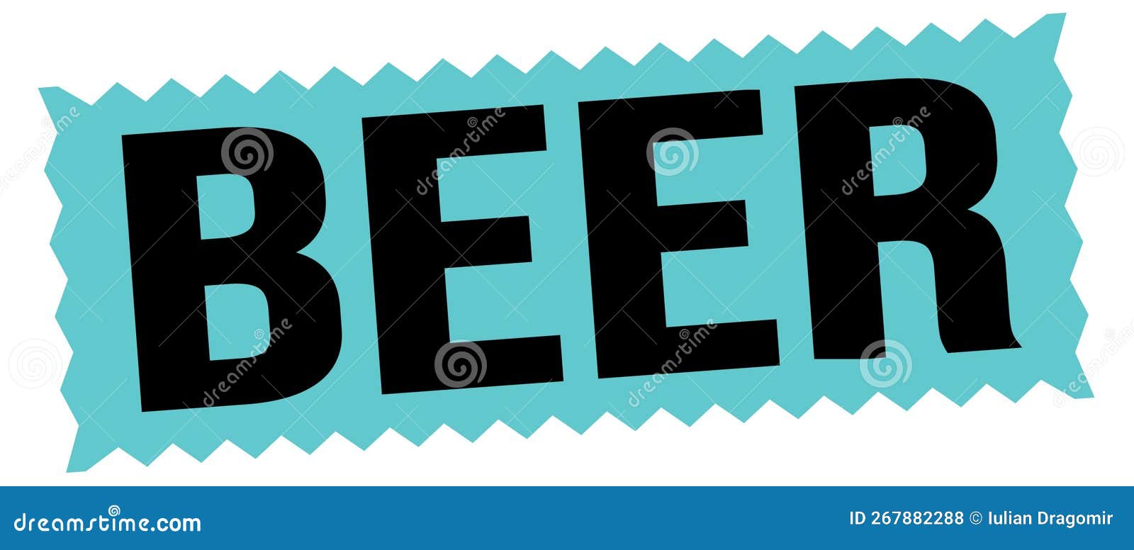 BEER Text Written on Blue-black Stamp Sign Stock Illustration ...