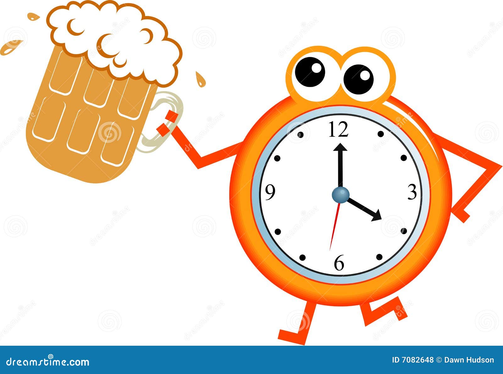 Beer time stock illustration. Illustration of alcohol - 7082648