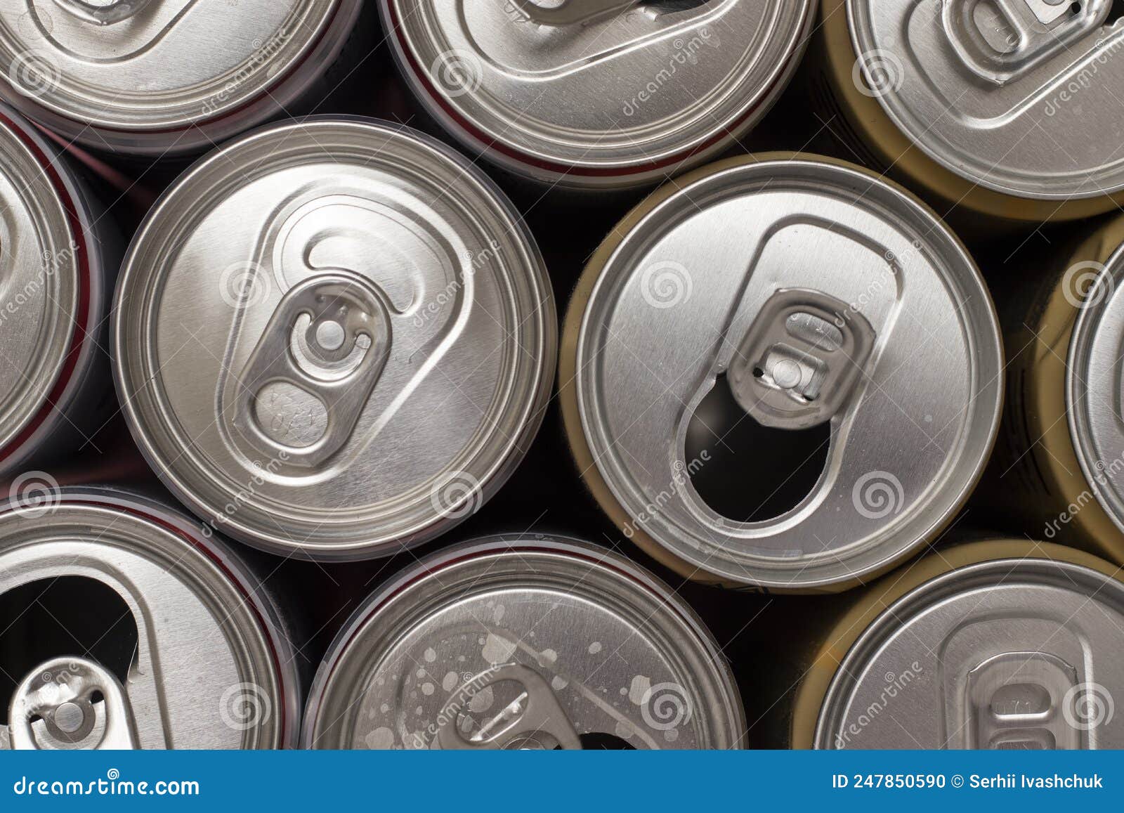 Beer tin cans. stock photo. Image of cans, people, frame - 247850590