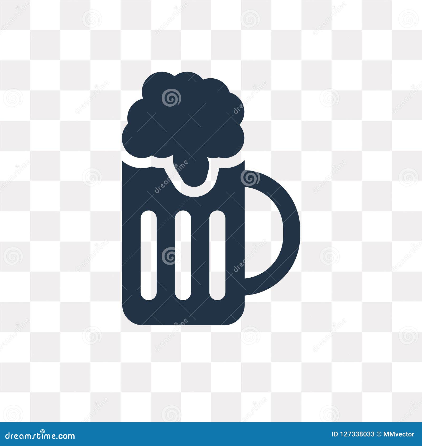 Beer Vector Icon Isolated on Transparent Background, Beer Trans Stock ...