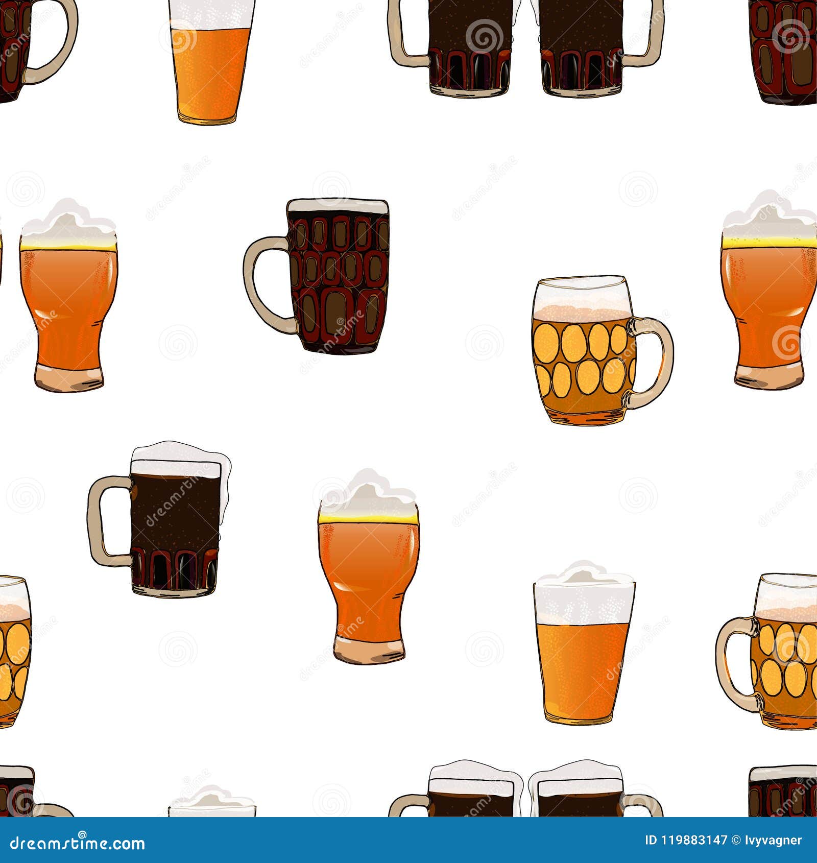 Beer Vector Illustration. Background. Stock Vector - Illustration of ...