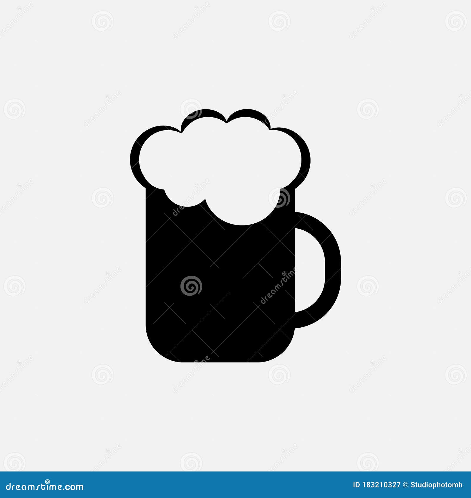 Beer. Vector Simple Modern Icon Design Illustration Stock Vector ...