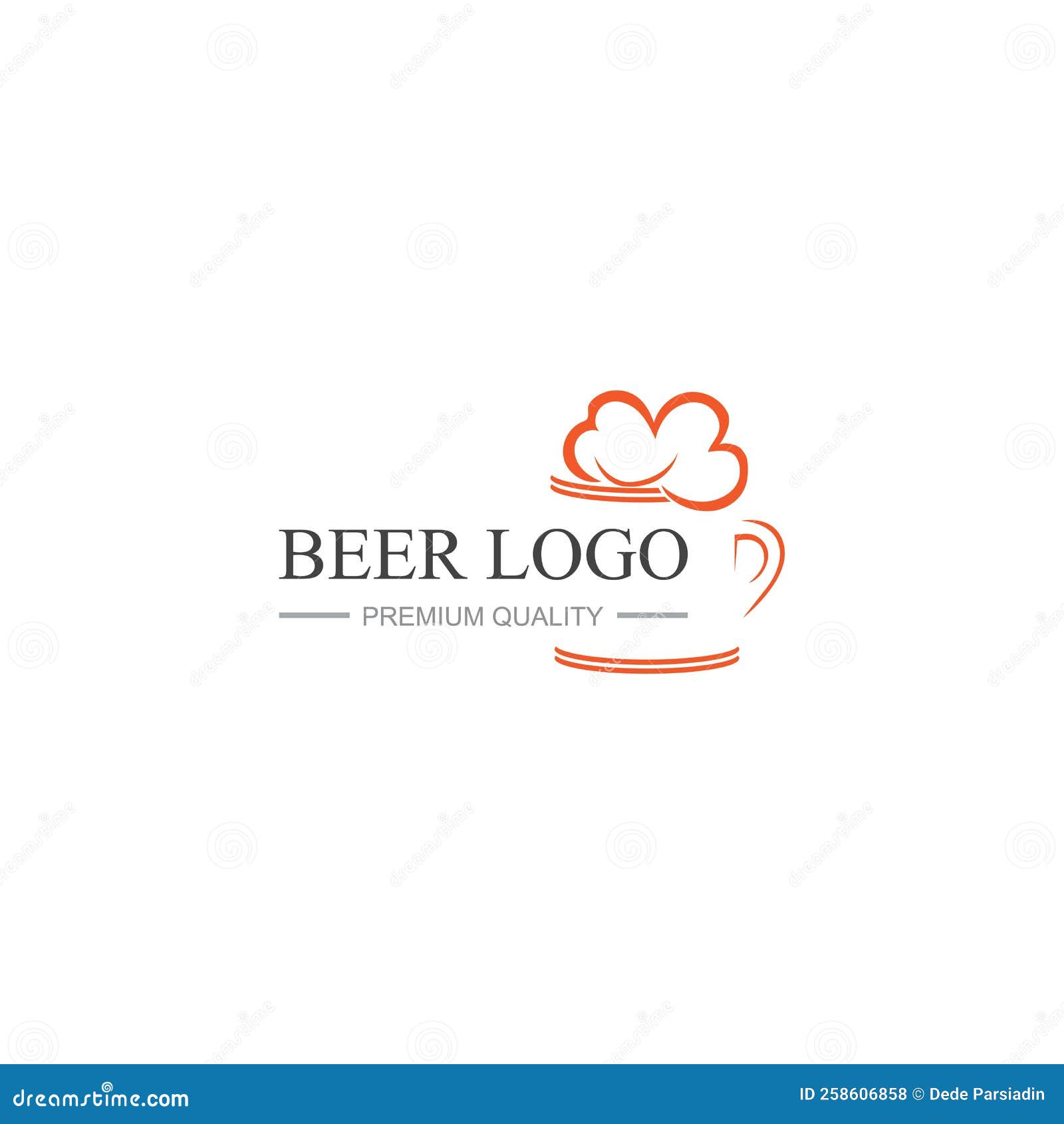 Beer Vintage Logo Design Template Inspiration Vector Illustration Stock ...