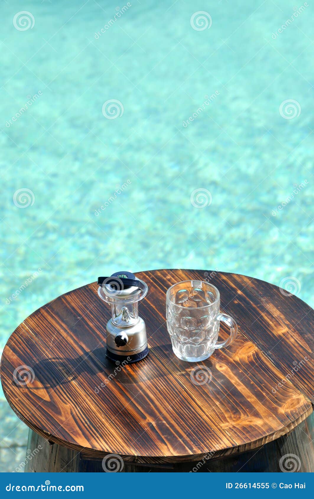 Beer Ware beside Swimming Pool Stock Image - Image of enjoy ...