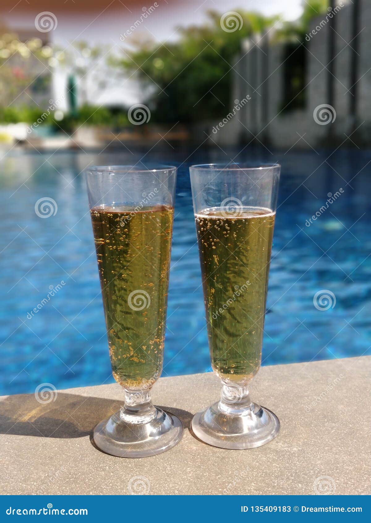 Beer on the water stock image. Image of water, beer - 135409183