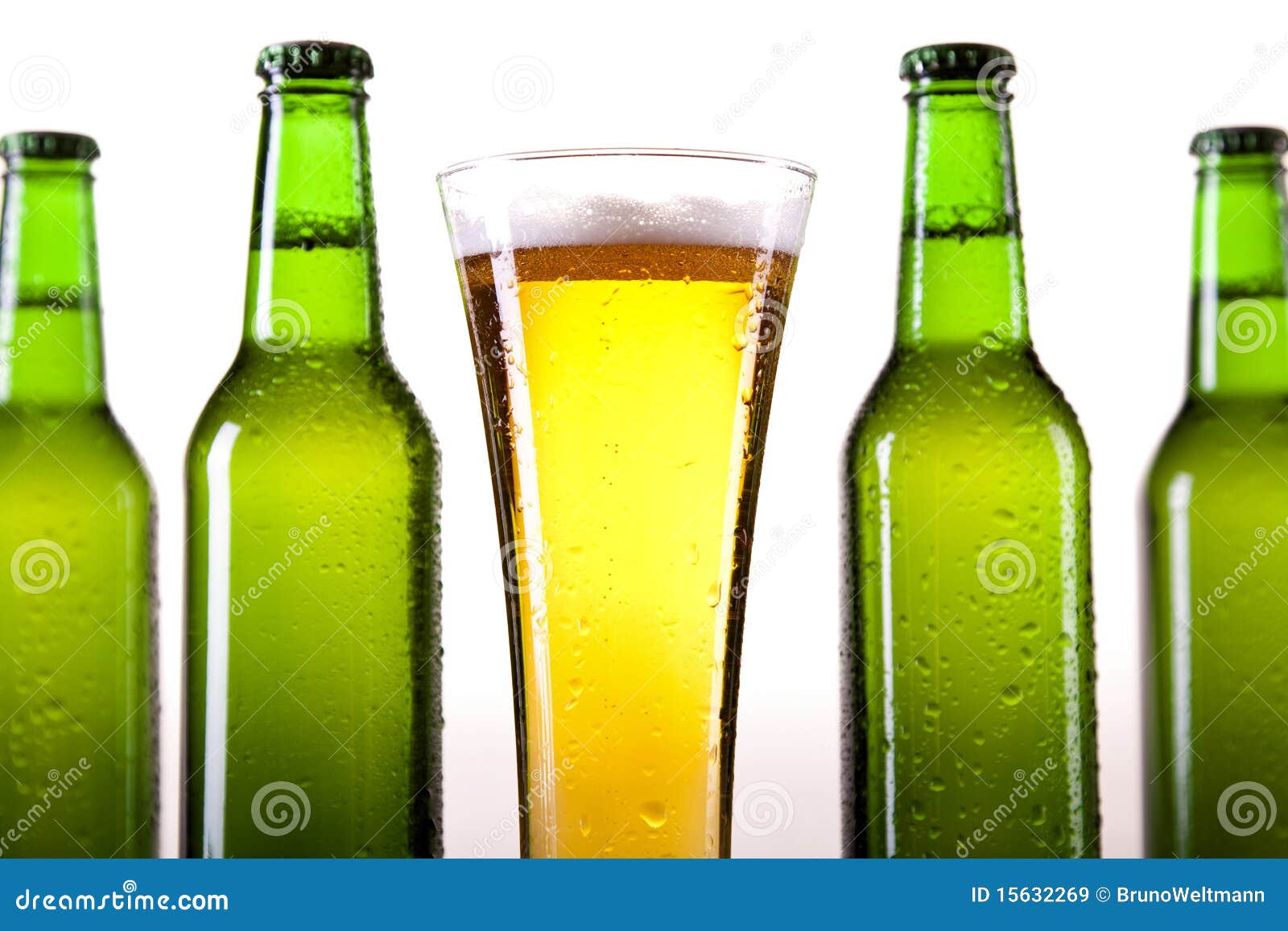 Beer on white background stock image. Image of foam, fluid - 15632269