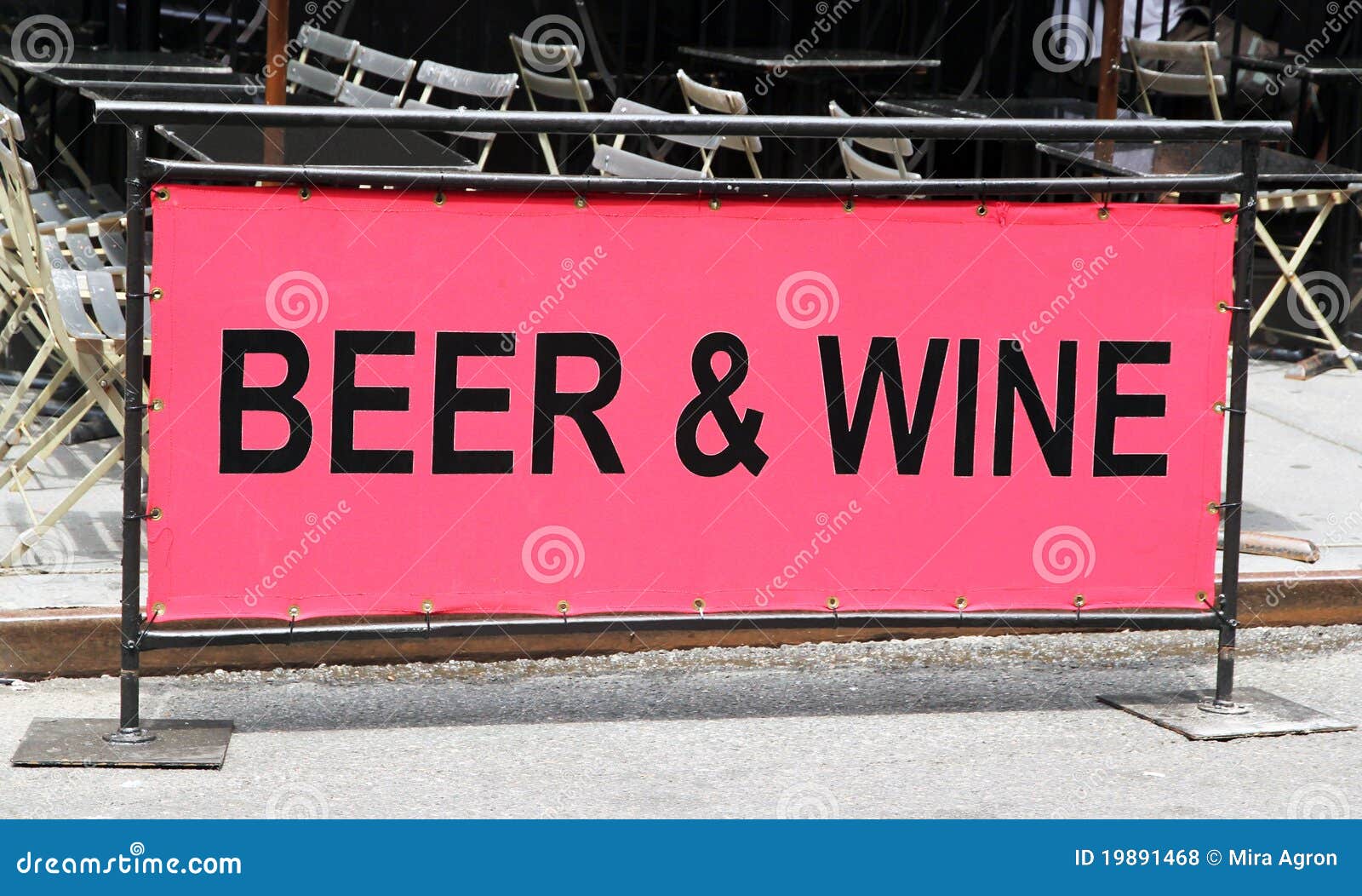 Beer and wine sign. stock photo. Image of drinking, sign - 19891468