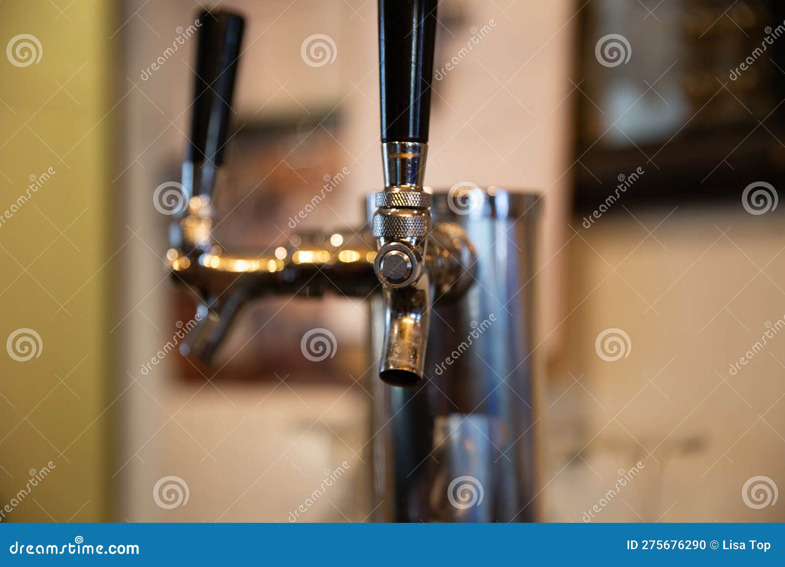 Beer or wine tap stock photo. Image of close, taps, selection - 275676290