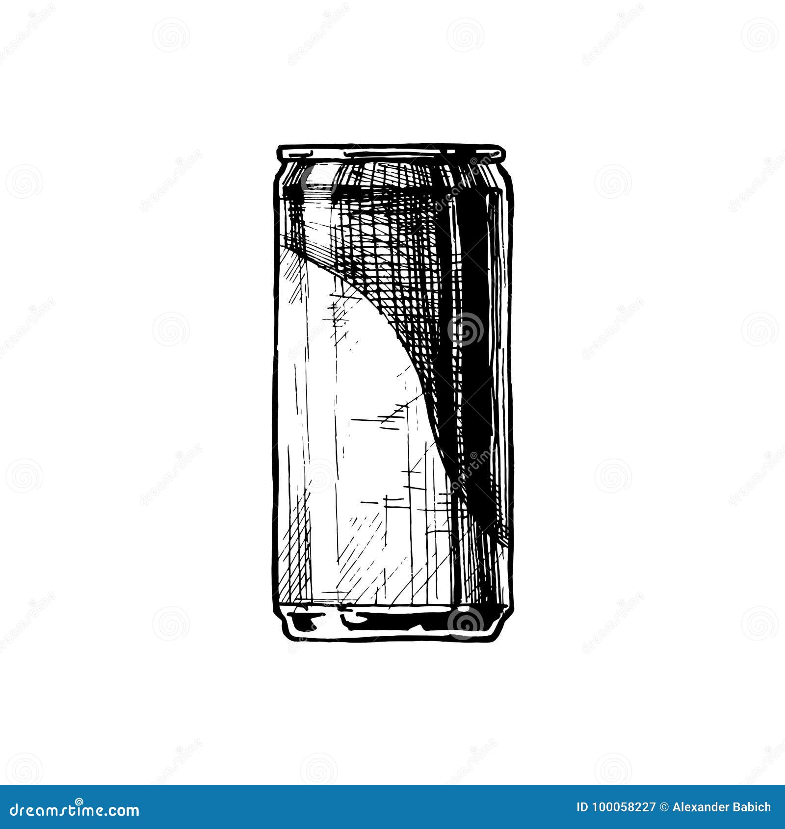 Vector Illustration of Beverage Can Stock Vector - Illustration of ...