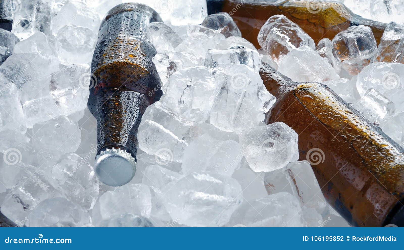Beers in Ice Cubes Rotating Stock Footage - Video of concept, glass ...