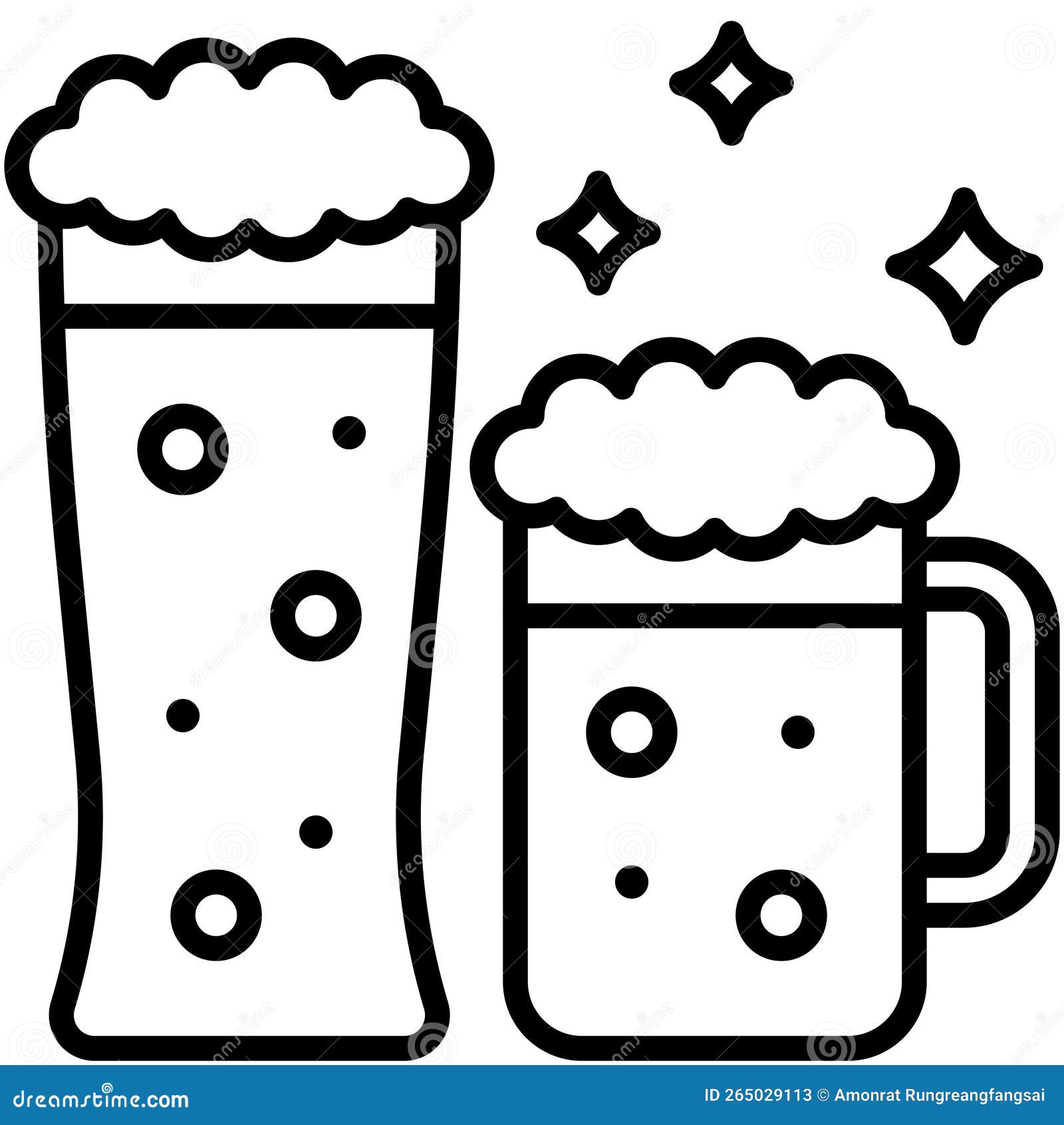 Beers Icon Vector Isolated On White Background, Beers Sign , Beer ...