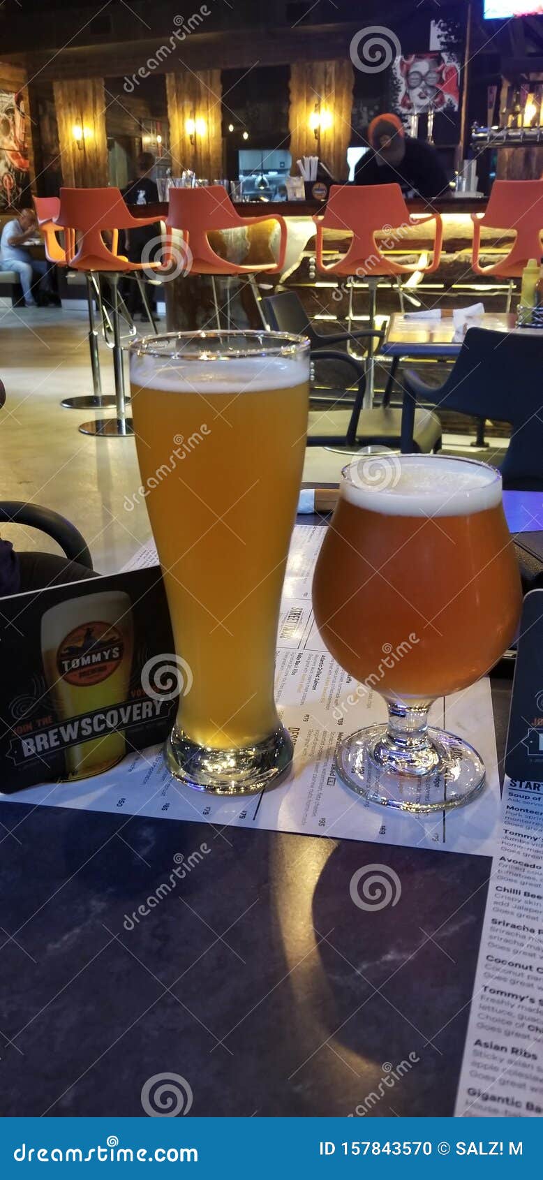 Beers on Tap editorial image. Image of light, dark, beers - 157843570