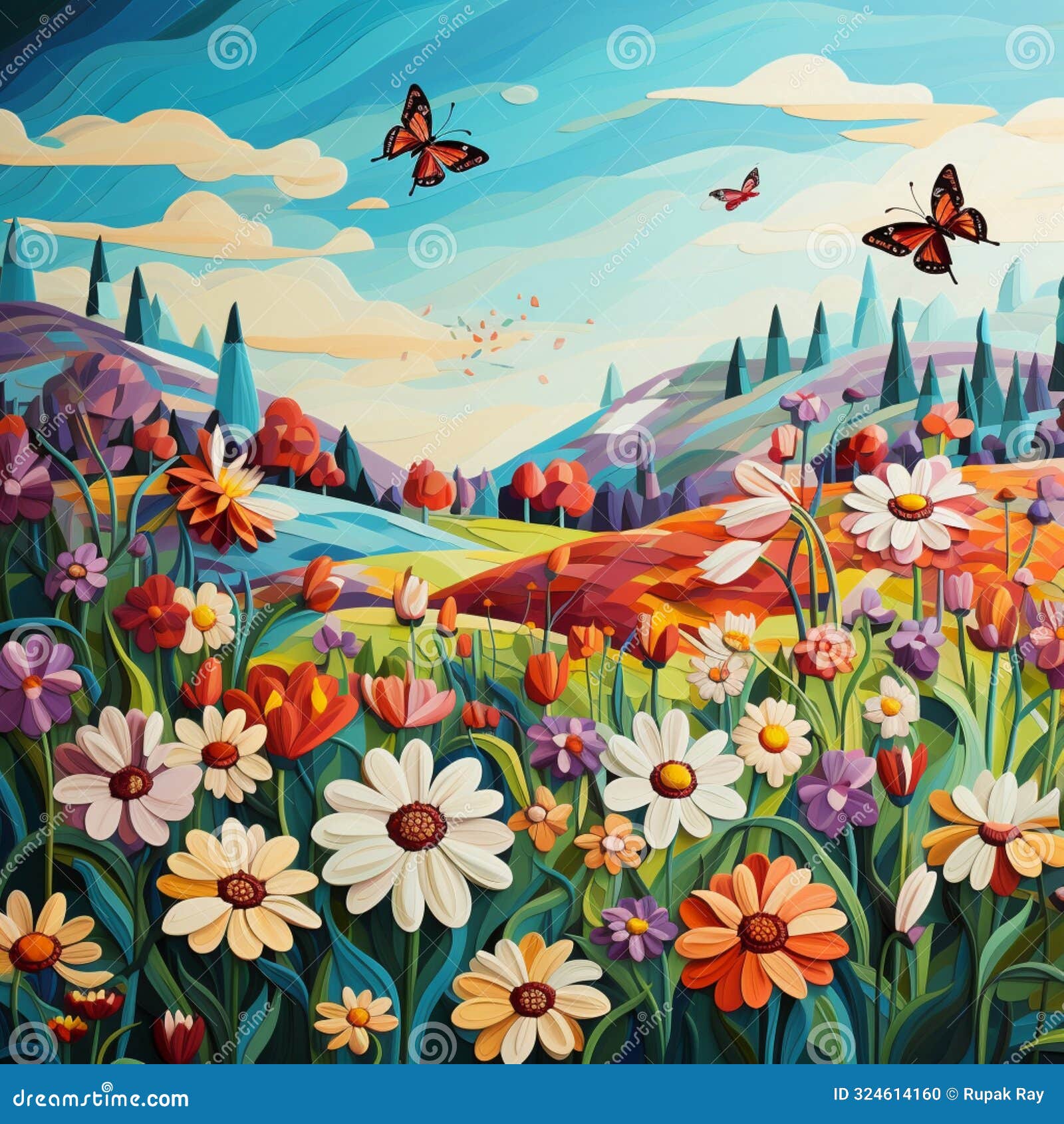 Bees Collect Pollen from Rose Chrysanthemum Flowers in Garden Stock ...