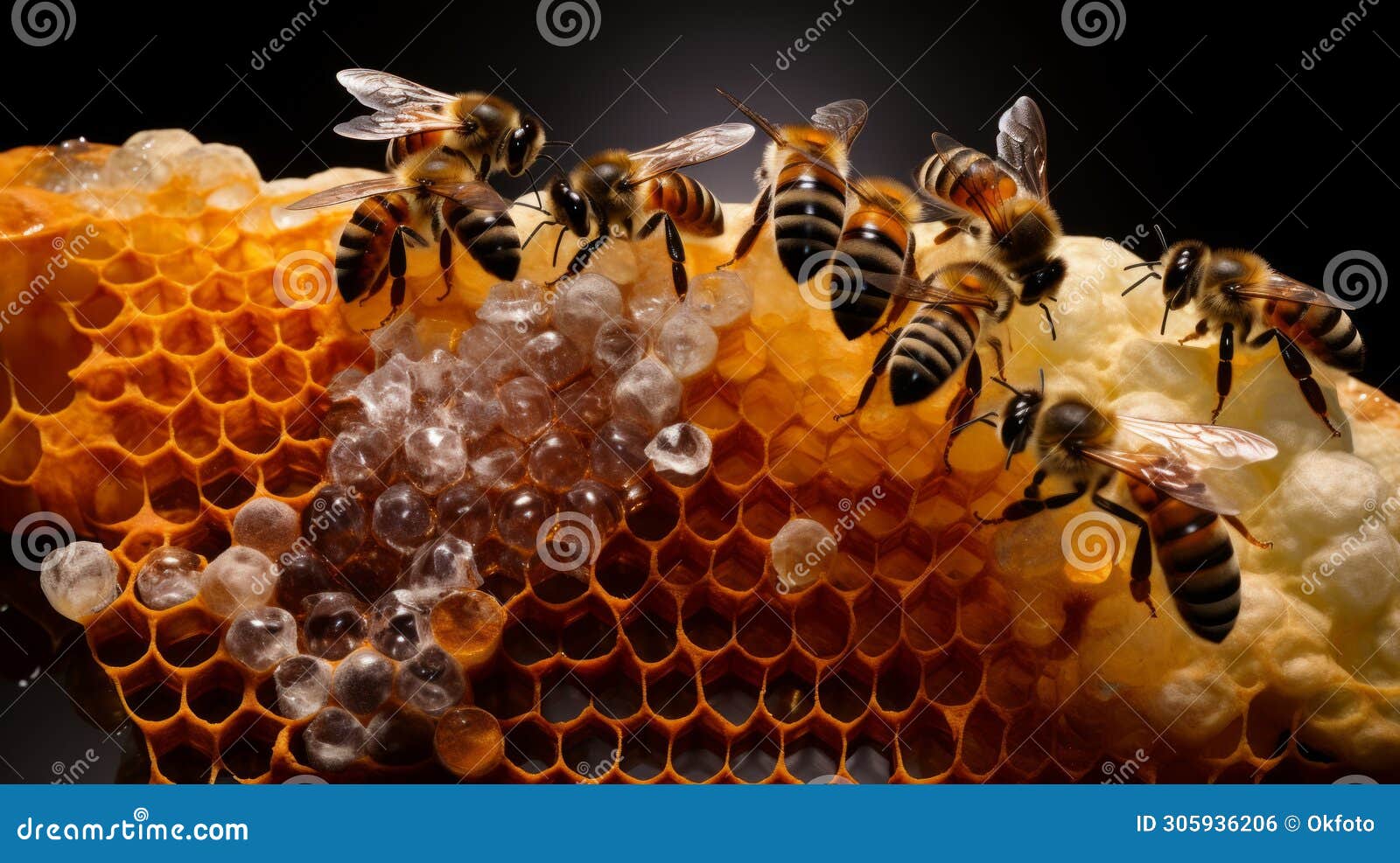 Bees Life Inside A Beehive, The Organized Activities Of Worker Bees ...