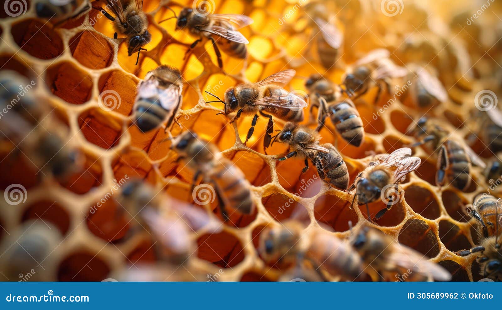 Bees Life Inside A Beehive, The Organized Activities Of Worker Bees ...