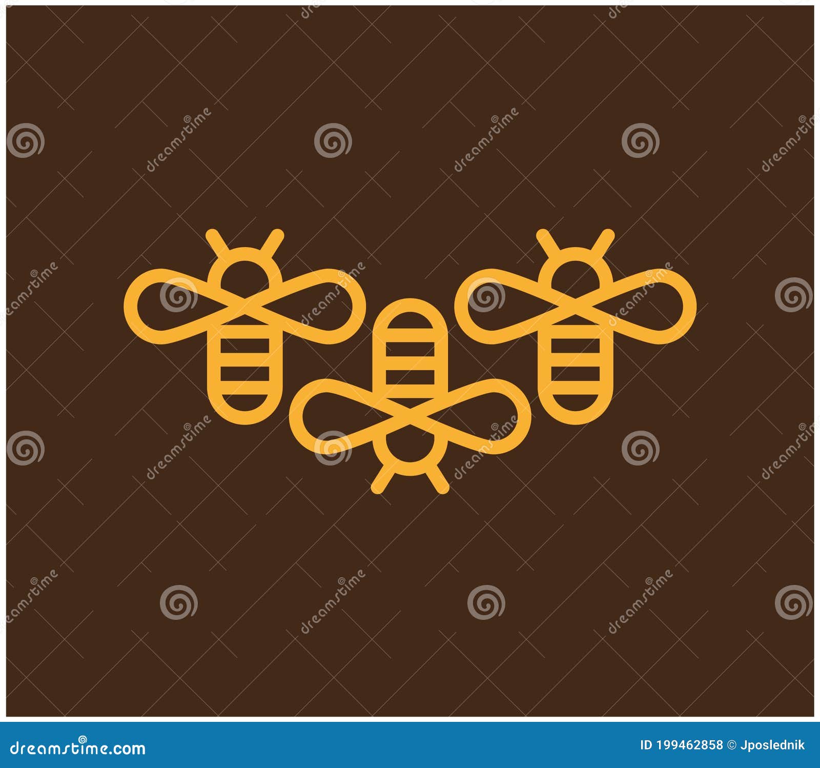 Linear Bees Icon From Agriculture Farming And Gardening Outline ...