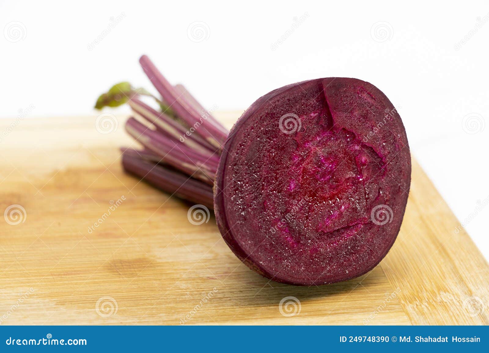 Beet Also Known As Beetroot Slices Isolated on White Background with ...