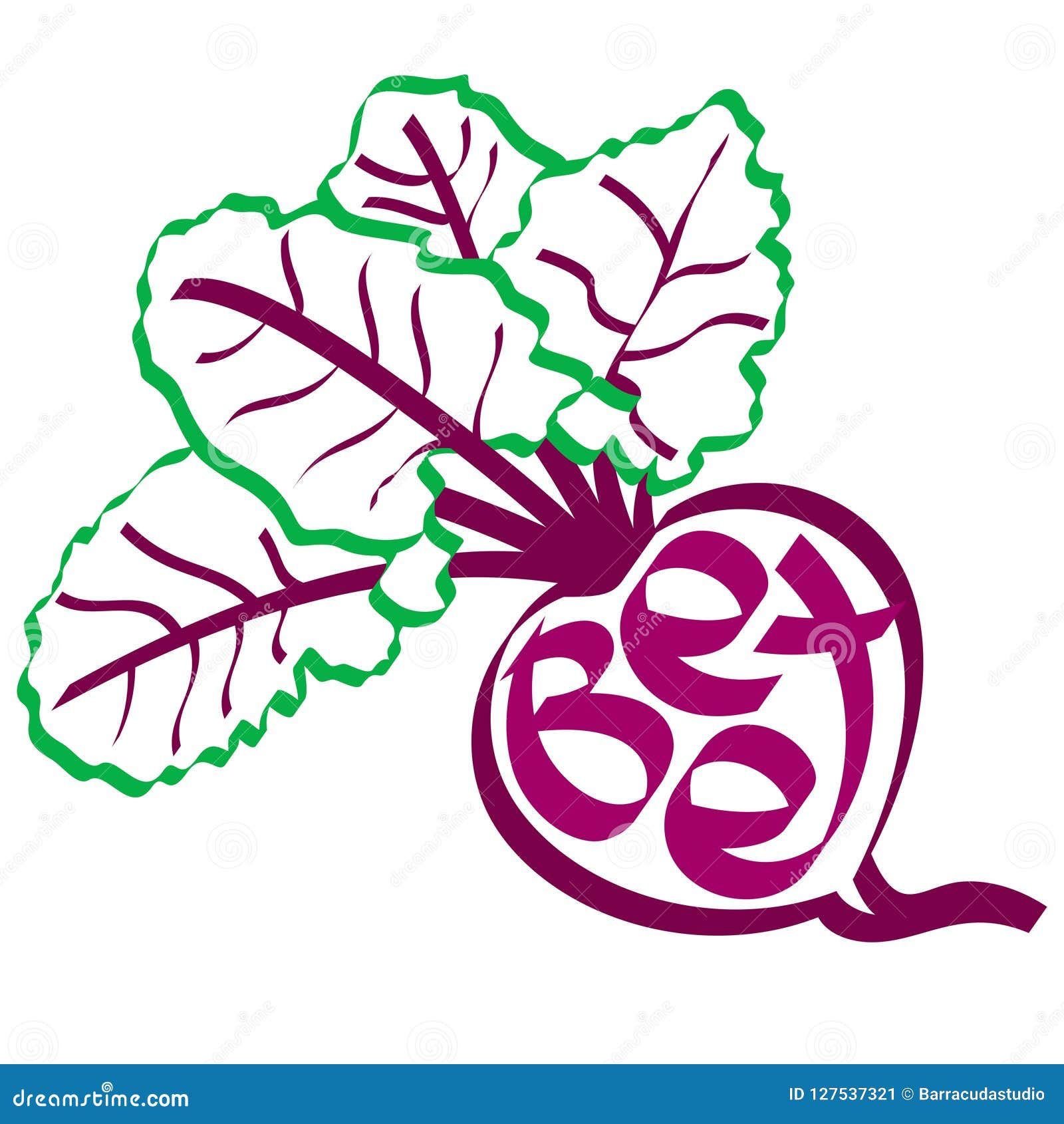 Beet Calligraphy, Typography. Vegetable Typography. Stock Vector ...