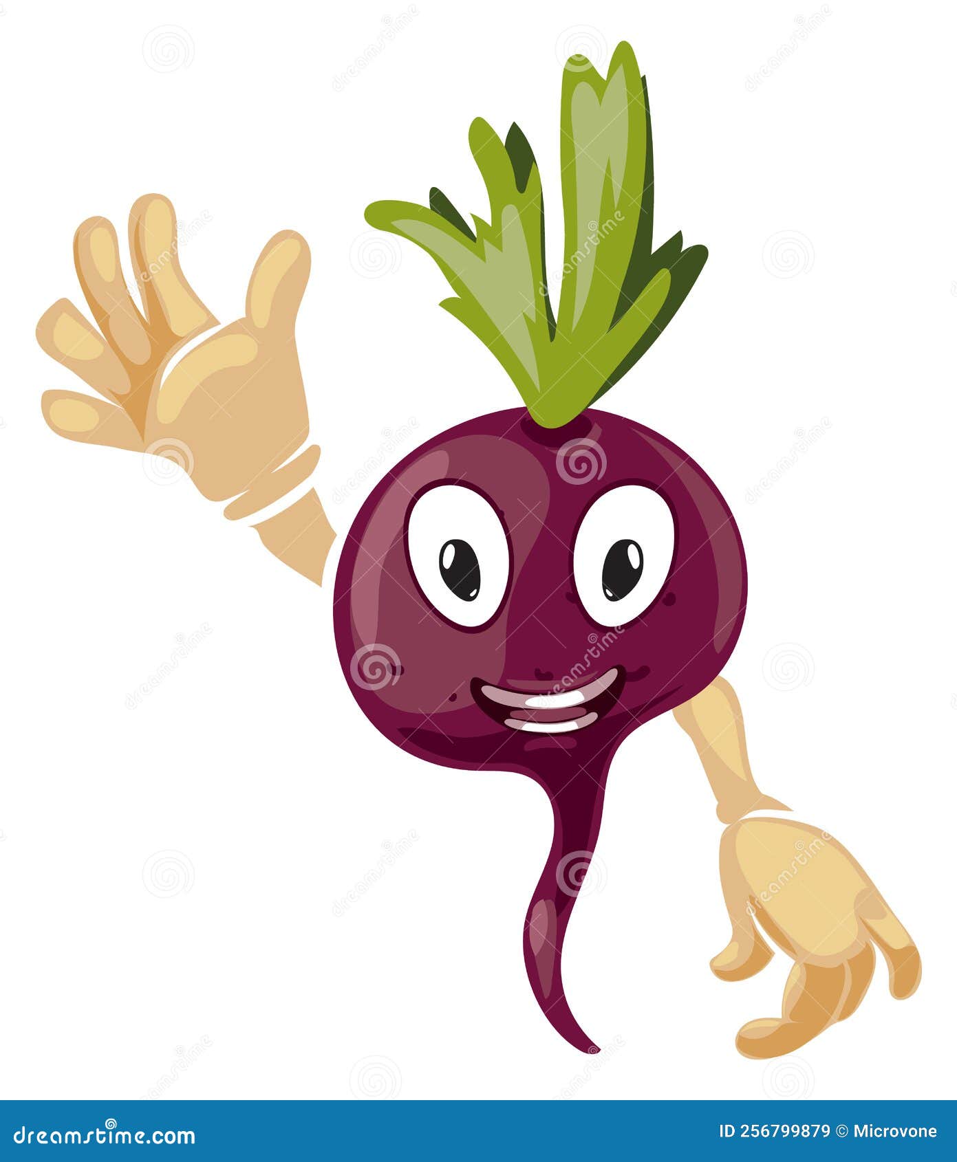 Beet Character Cartoon Vector | CartoonDealer.com #25251205