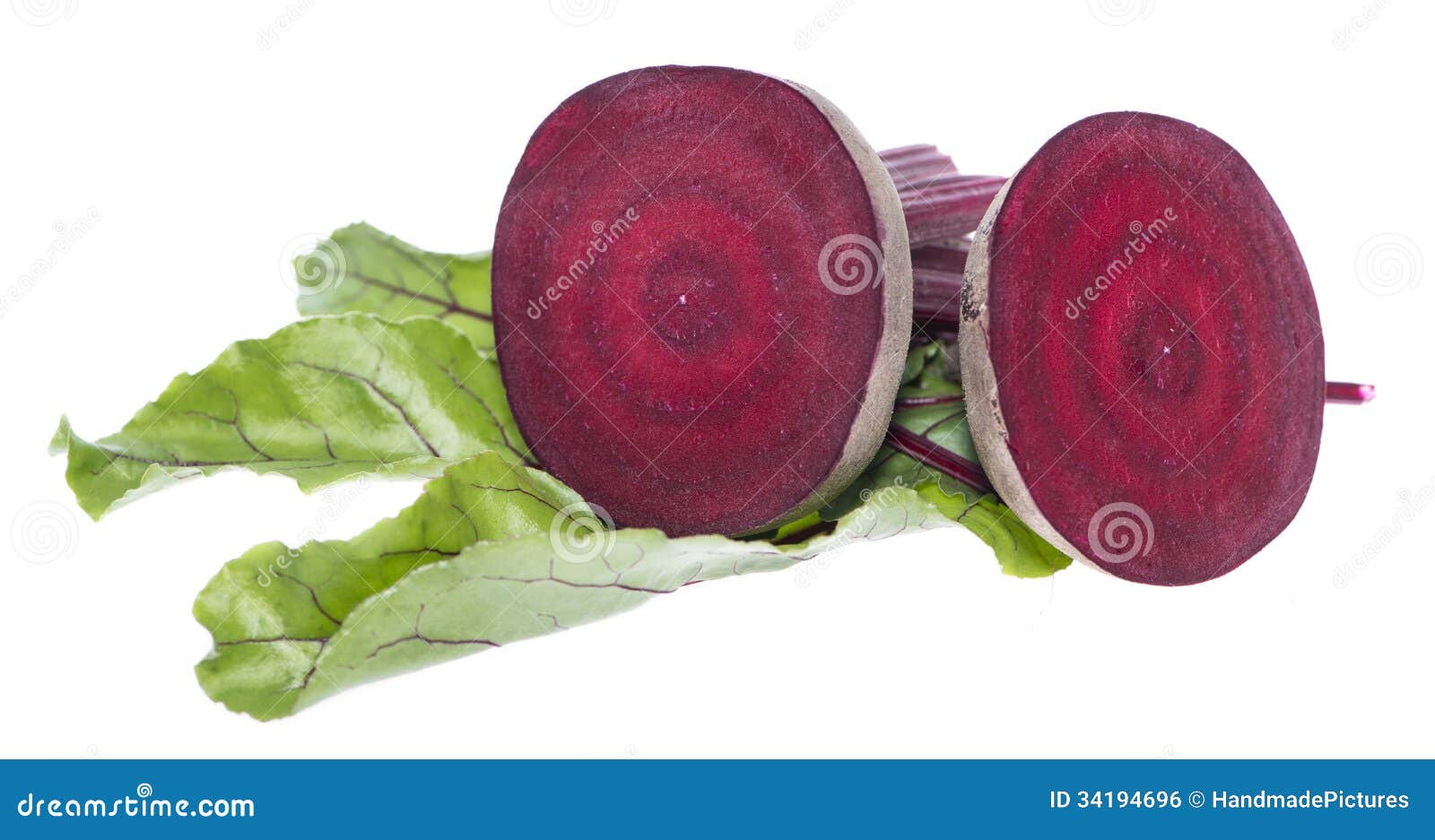 Beet isolated on white stock photo. Image of sliced, closeup - 34194696