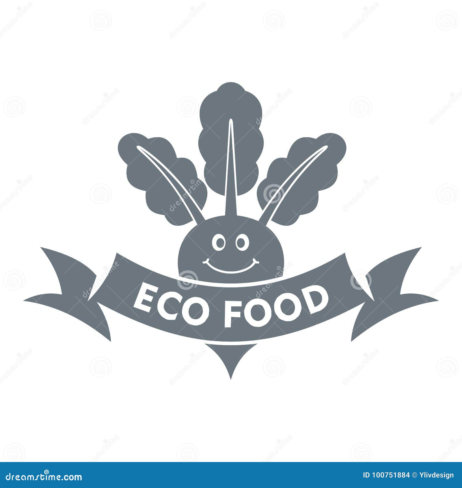 Beet Logo, Simple Gray Style Stock Vector - Illustration of natural ...