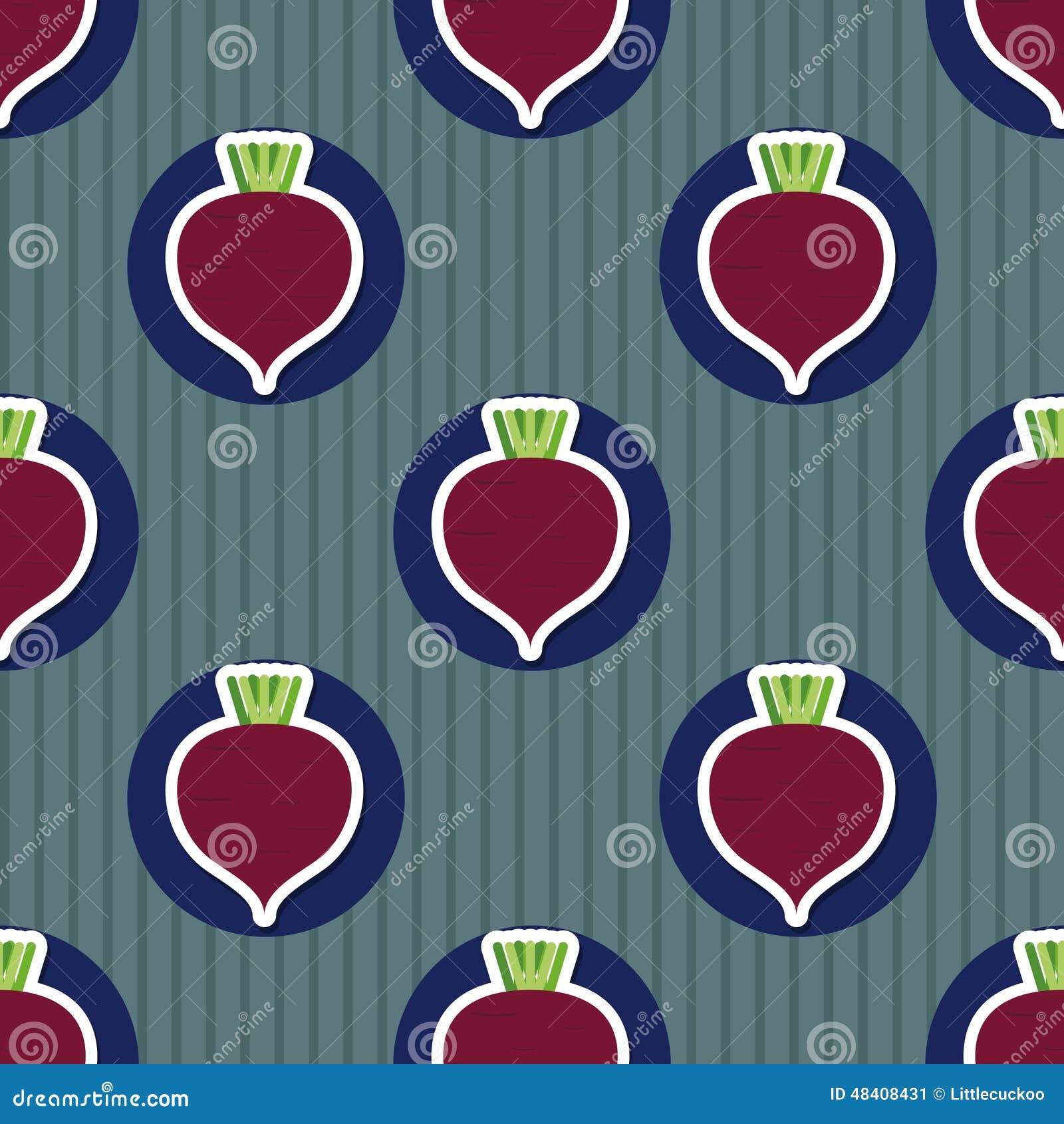 Beet Pattern. Seamless Texture with Beetroot Stock Vector ...